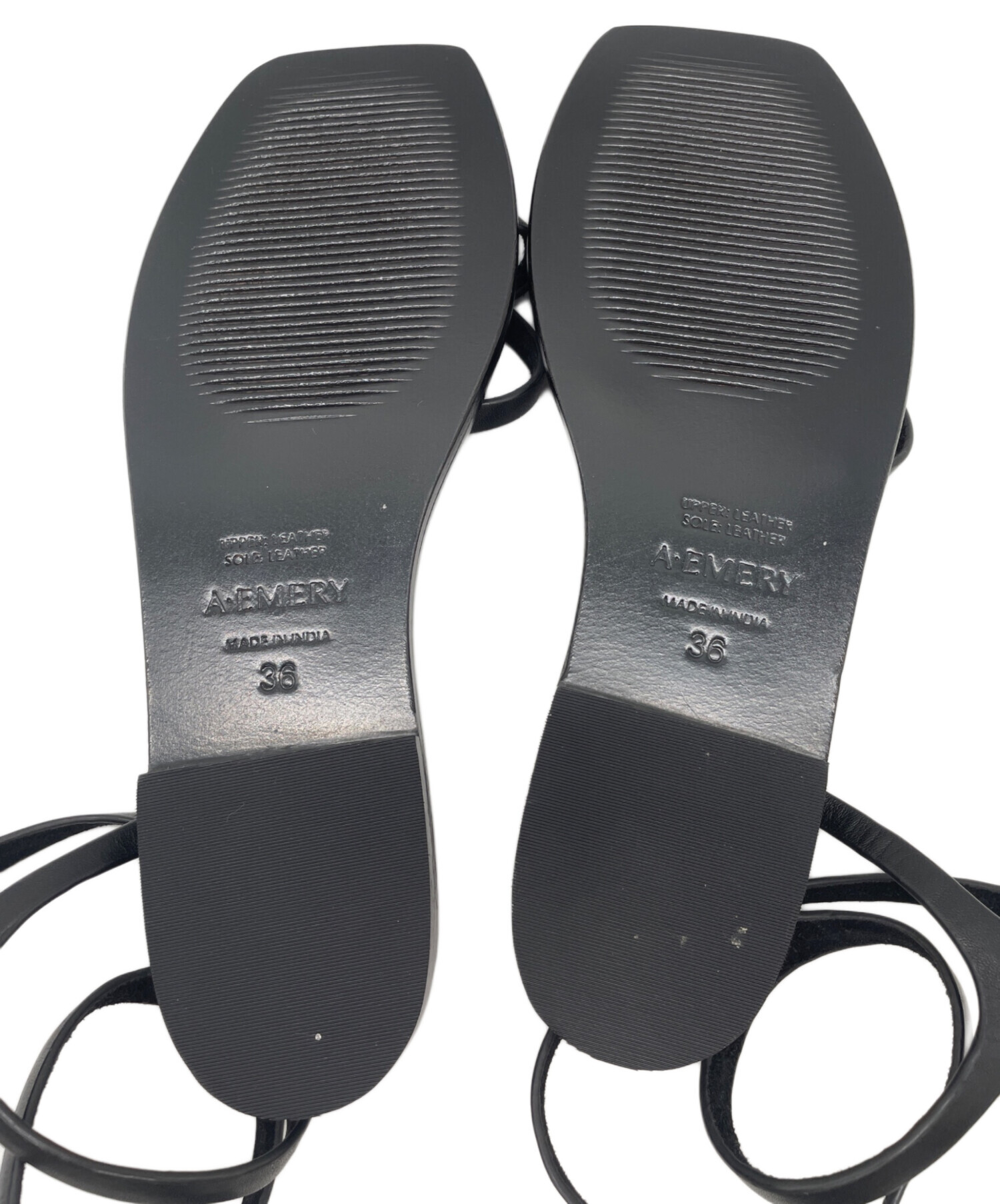 中古・古着通販】A.EMERY (エーエメリー) サンダル ブラック サイズ:S