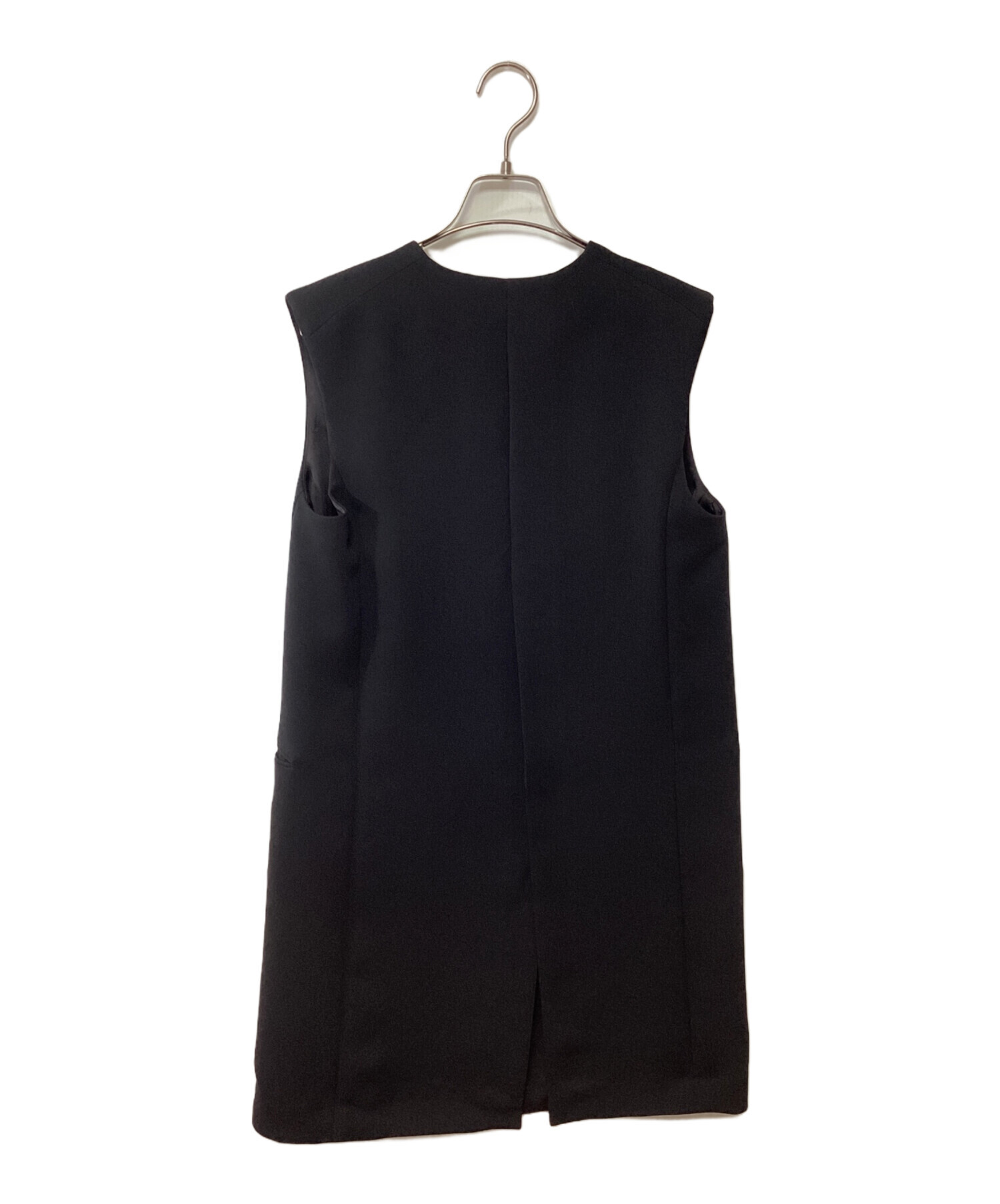 中古・古着通販】ESTNATION (エストネーション) ロングジレ ブラック