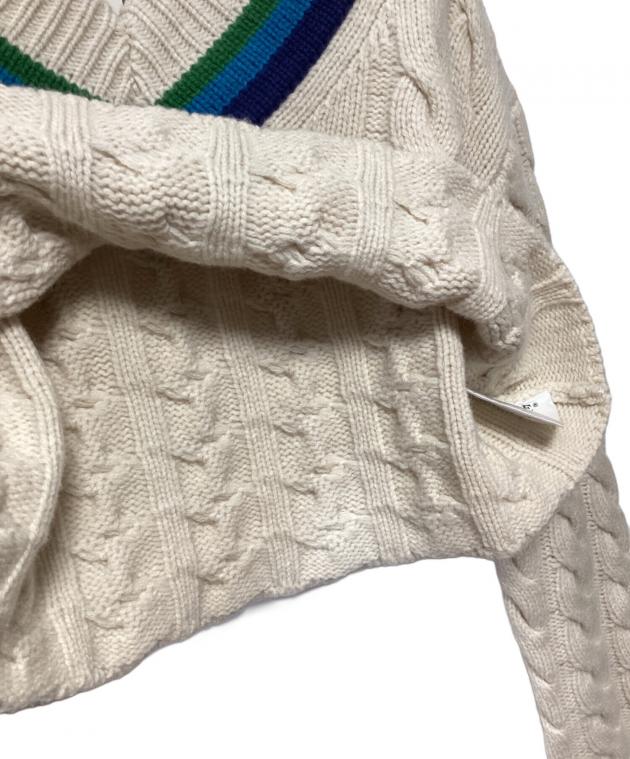 中古・古着通販】INSCRIRE (アンスクリア) クロップドチルデンニット