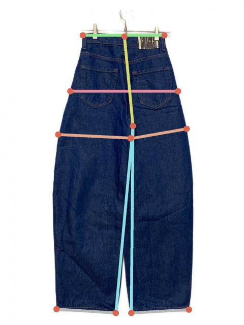 中古・古着通販】mother (マザー) デニムパンツ ブルー サイズ:S