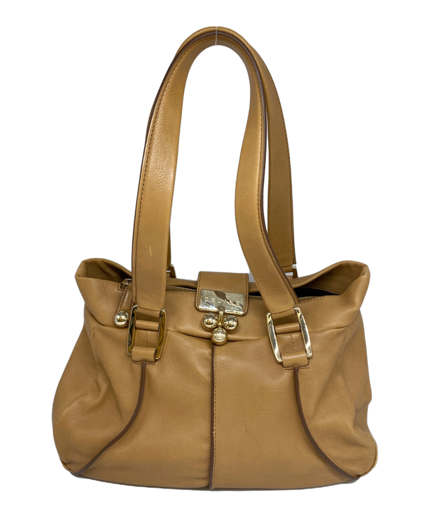 CELINE セリーヌ ハンドバッグ レディース 【古着】【中古】 中古・古着通販】CELINE (セリーヌ) ハンドバッグ ブラウン｜ブランド