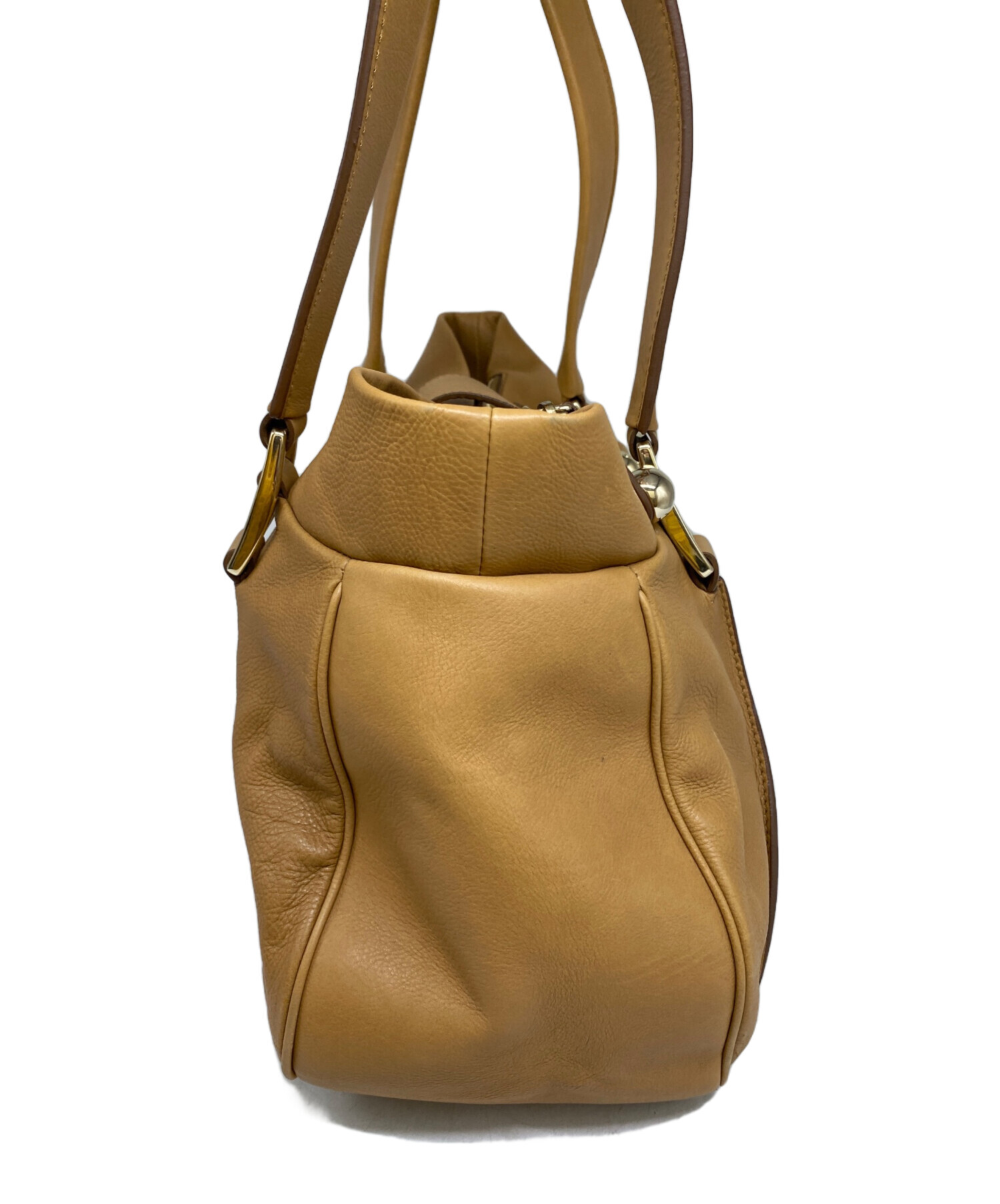 中古・古着通販】CELINE (セリーヌ) ハンドバッグ ブラウン｜ブランド