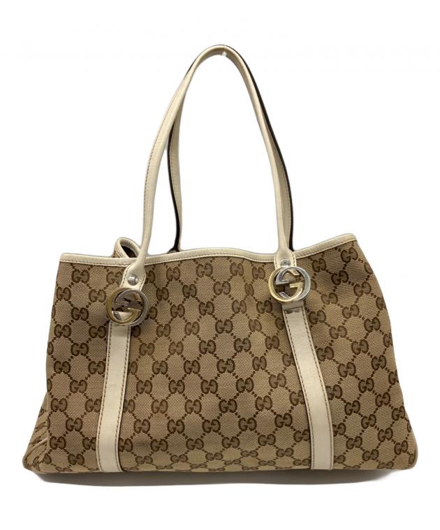 中古・古着通販】GUCCI (グッチ) トートバッグ ブラウン｜ブランド