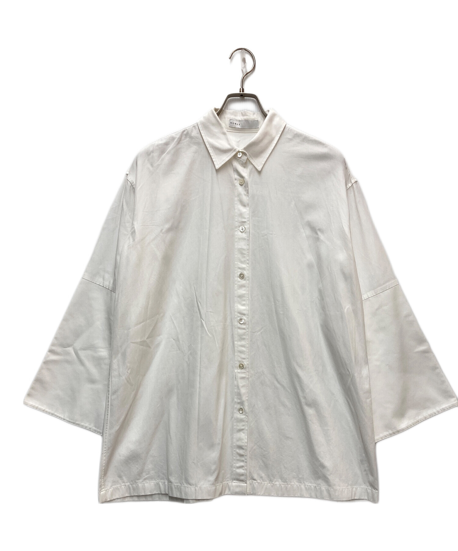 中古・古着通販】Noble (ノーブル) ロングカフススリーブシャツ