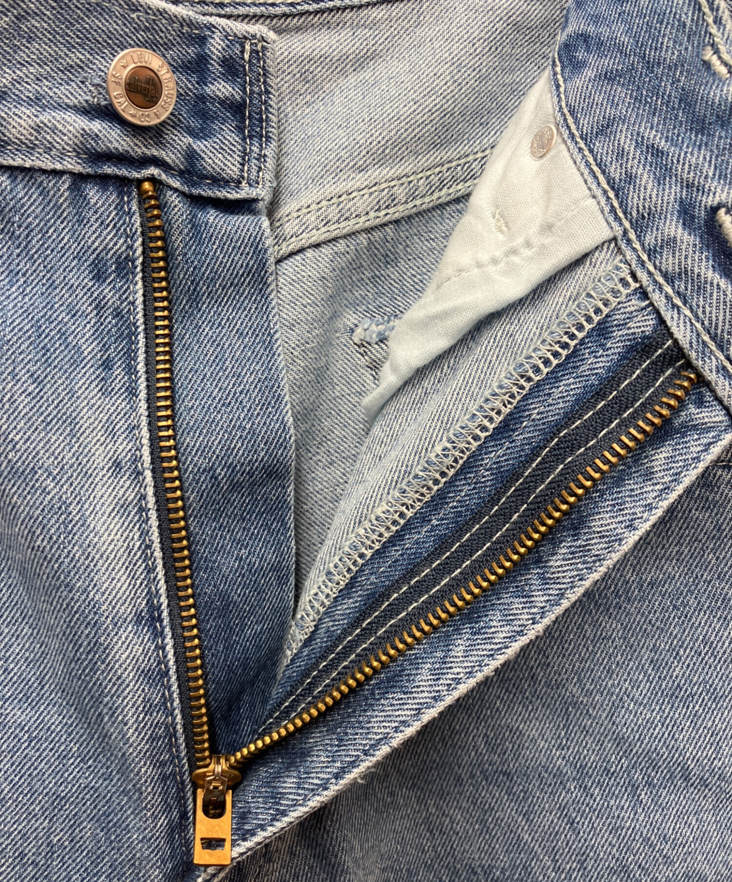 中古・古着通販】LEVI'S (リーバイス) デニムパンツ ブルー サイズ:86