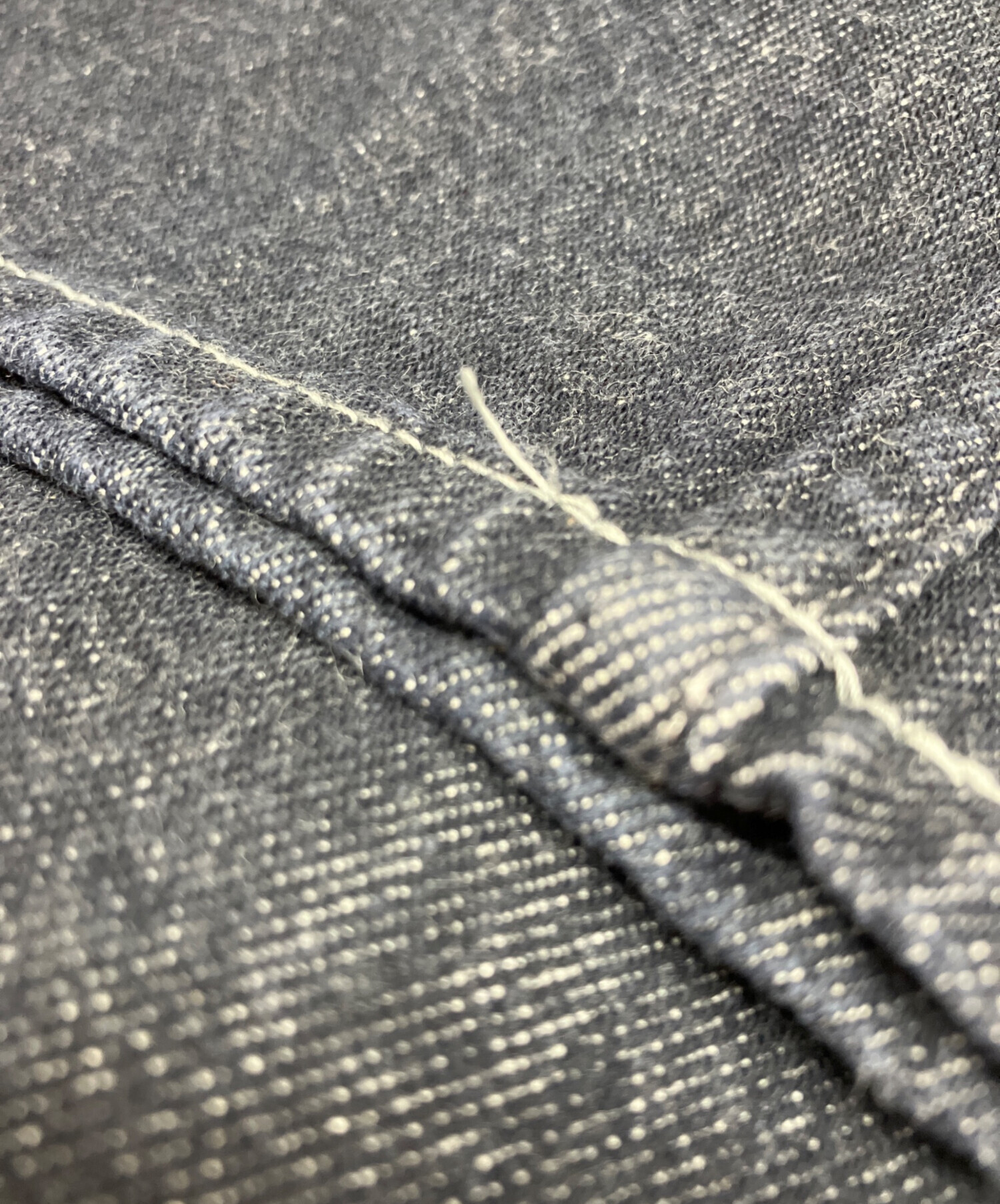 中古・古着通販】Graphpaper (グラフペーパー) デニムパンツ ネイビー