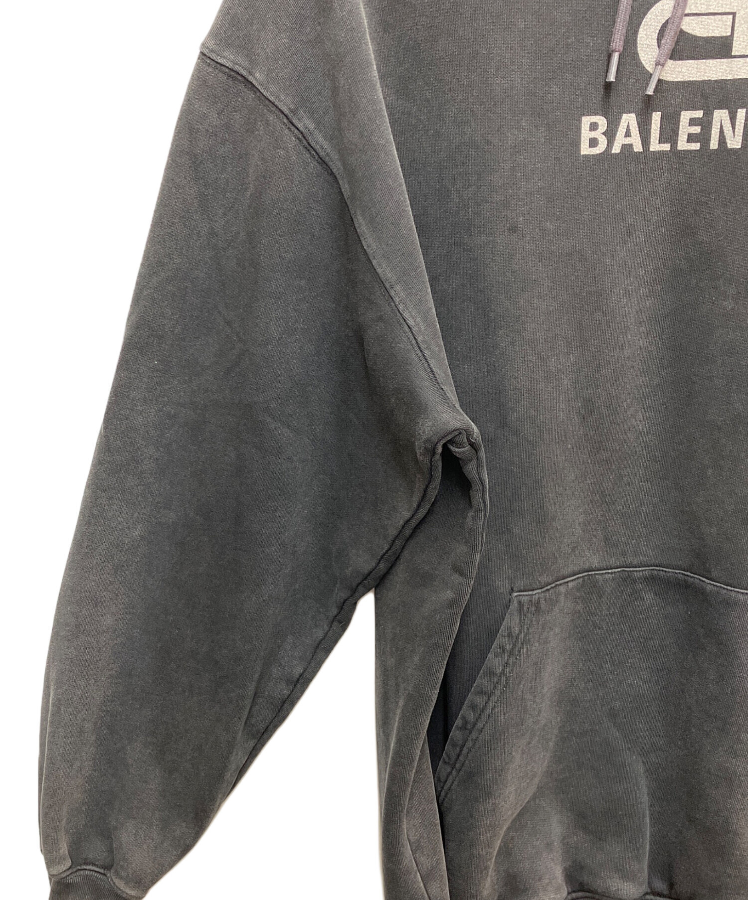 中古・古着通販】BALENCIAGA (バレンシアガ) パーカー ブラック サイズ