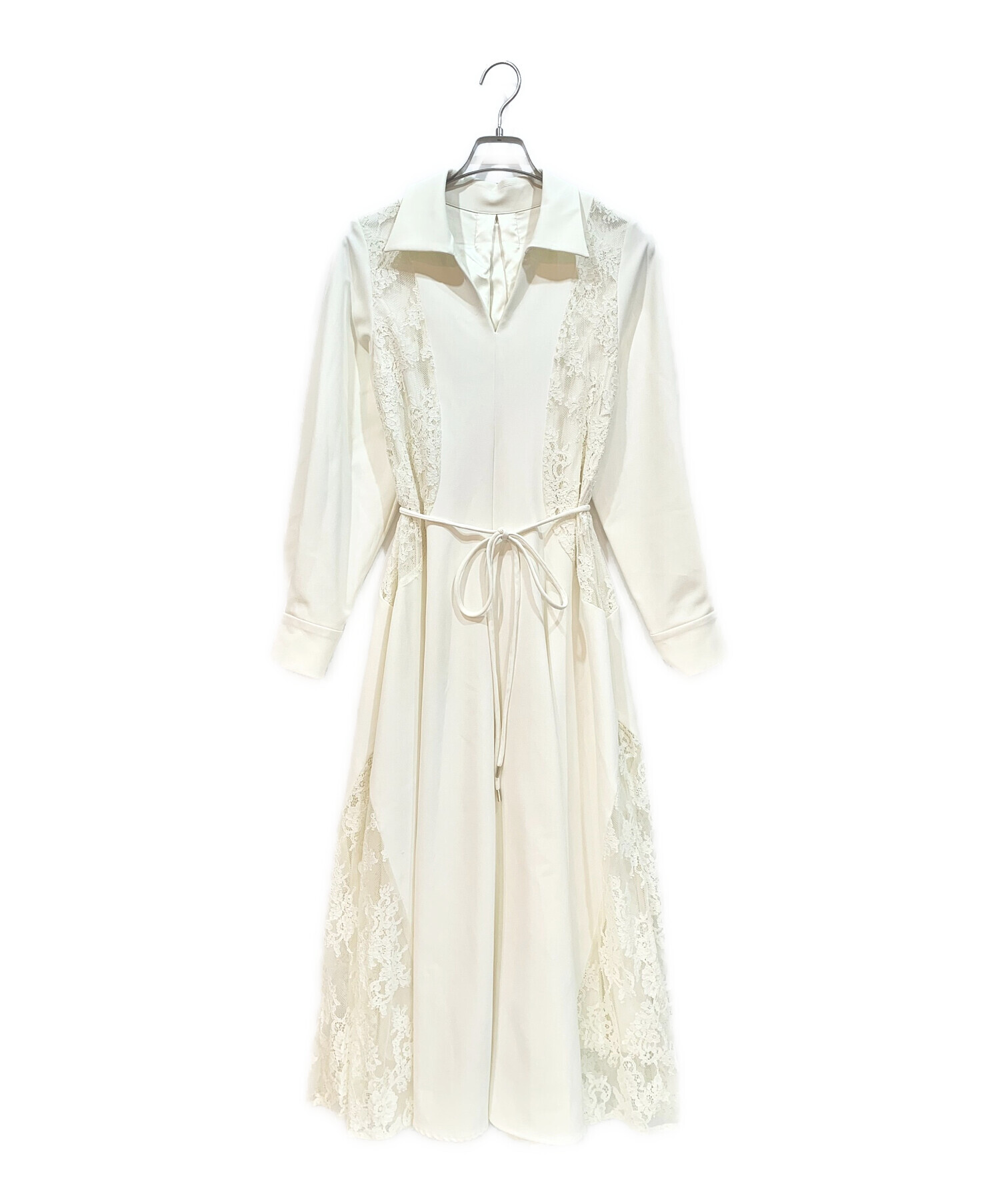 中古・古着通販】anuans (アニュアンス) ブーケレーススウィッチフレア