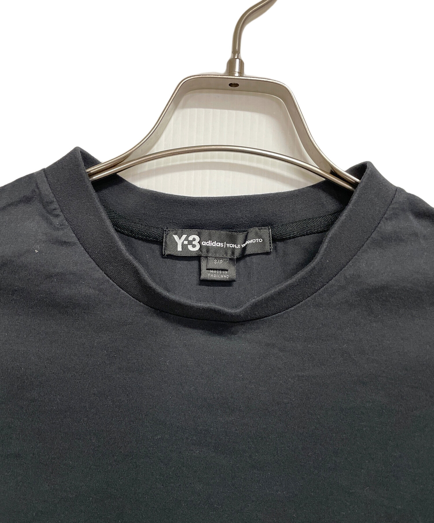 中古・古着通販】Y-3 (ワイスリー) 半袖カットソー ブラック サイズ:S