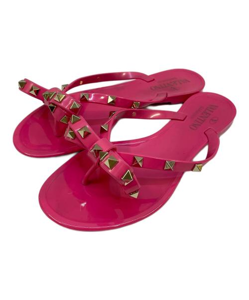 中古・古着通販】VALENTINO (ヴァレンティノ) スタッズリボンサンダル