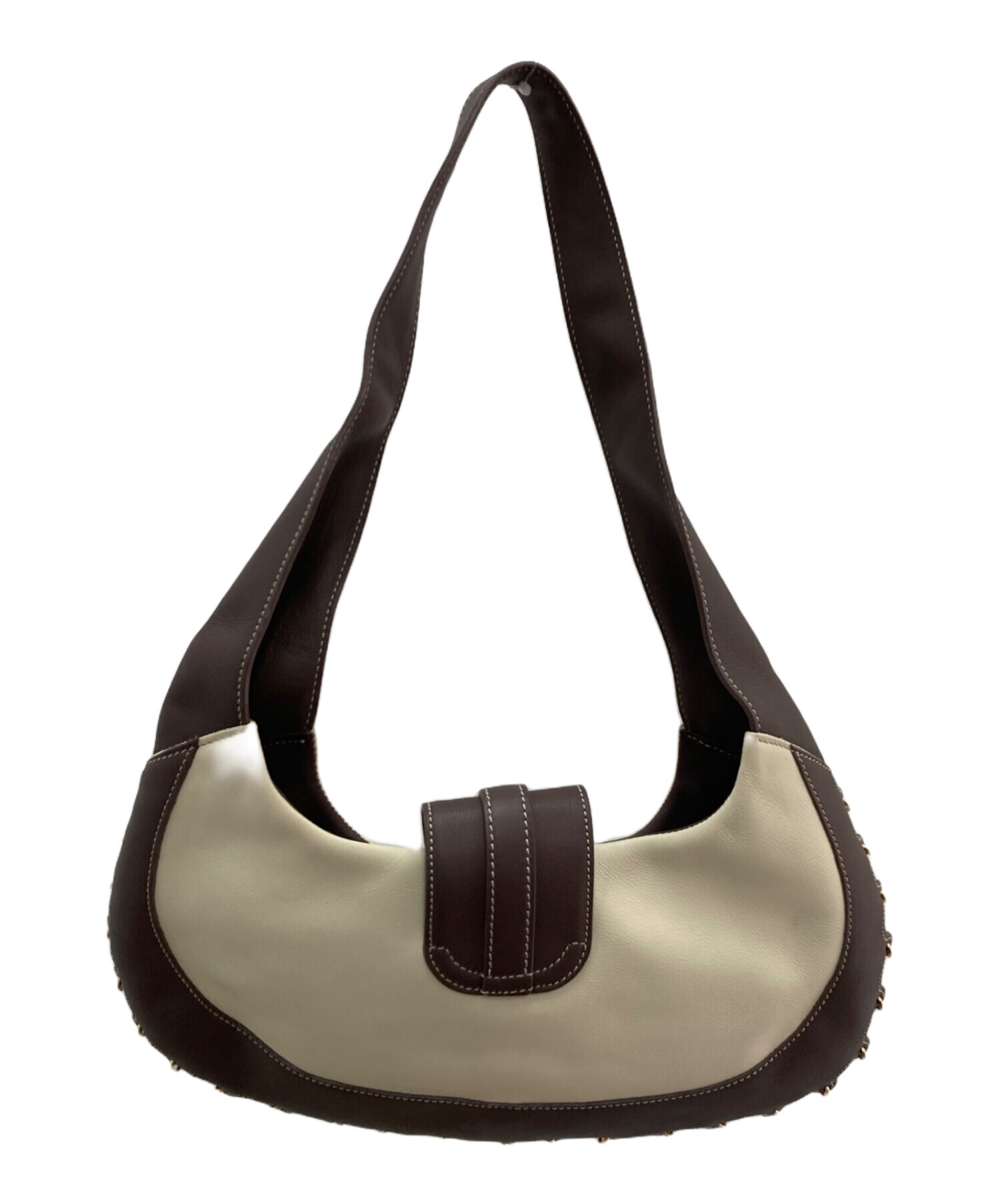 中古・古着通販】LOEWE (ロエベ) ワンショルダーバッグ ベージュ