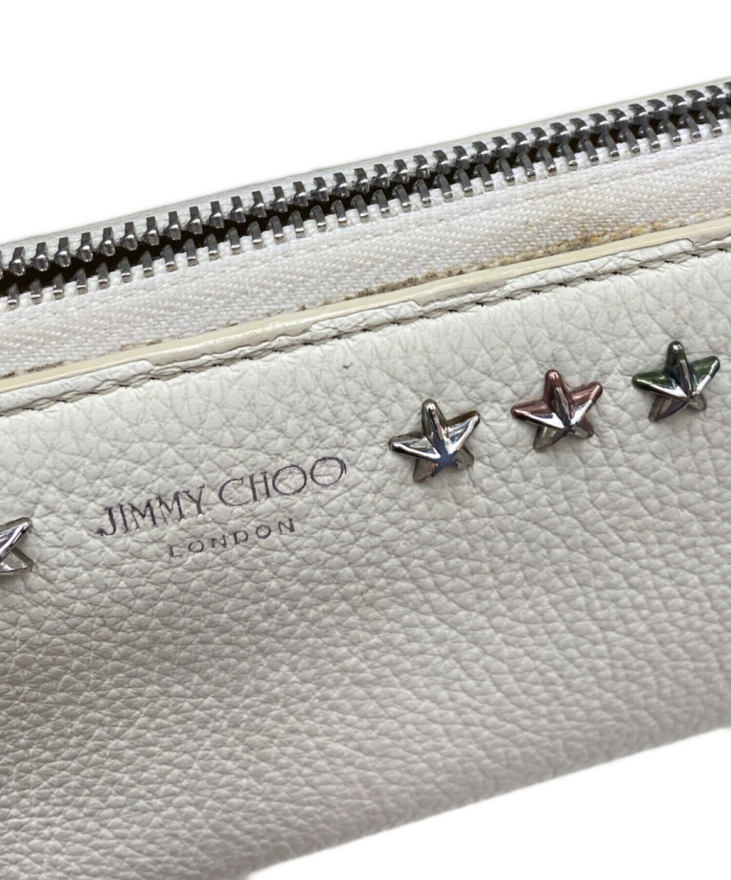 中古・古着通販】JIMMY CHOO (ジミーチュウ) ラウンドファスナー財布