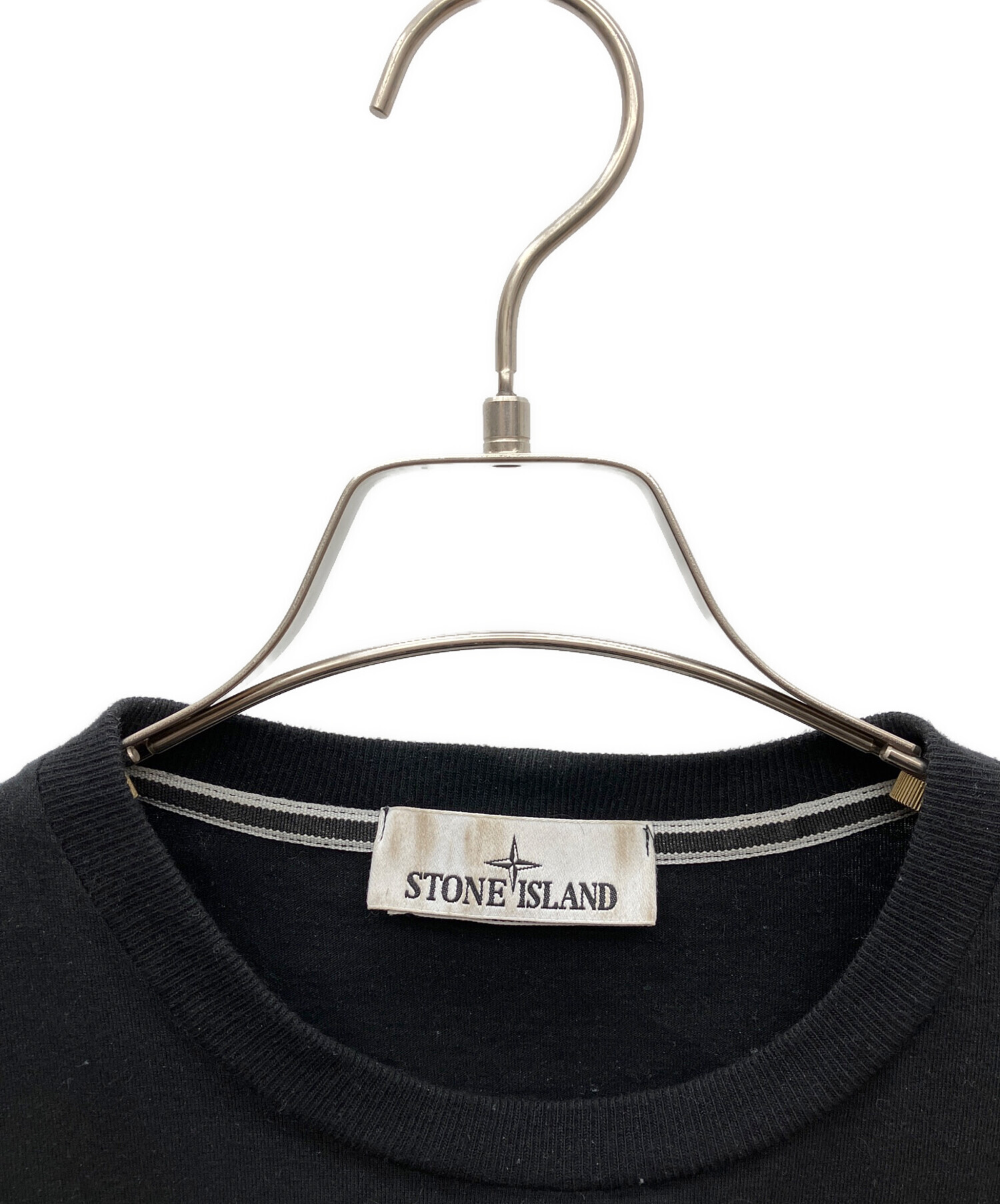中古・古着通販】STONE ISLAND (ストーンアイランド) Tシャツ ブラック