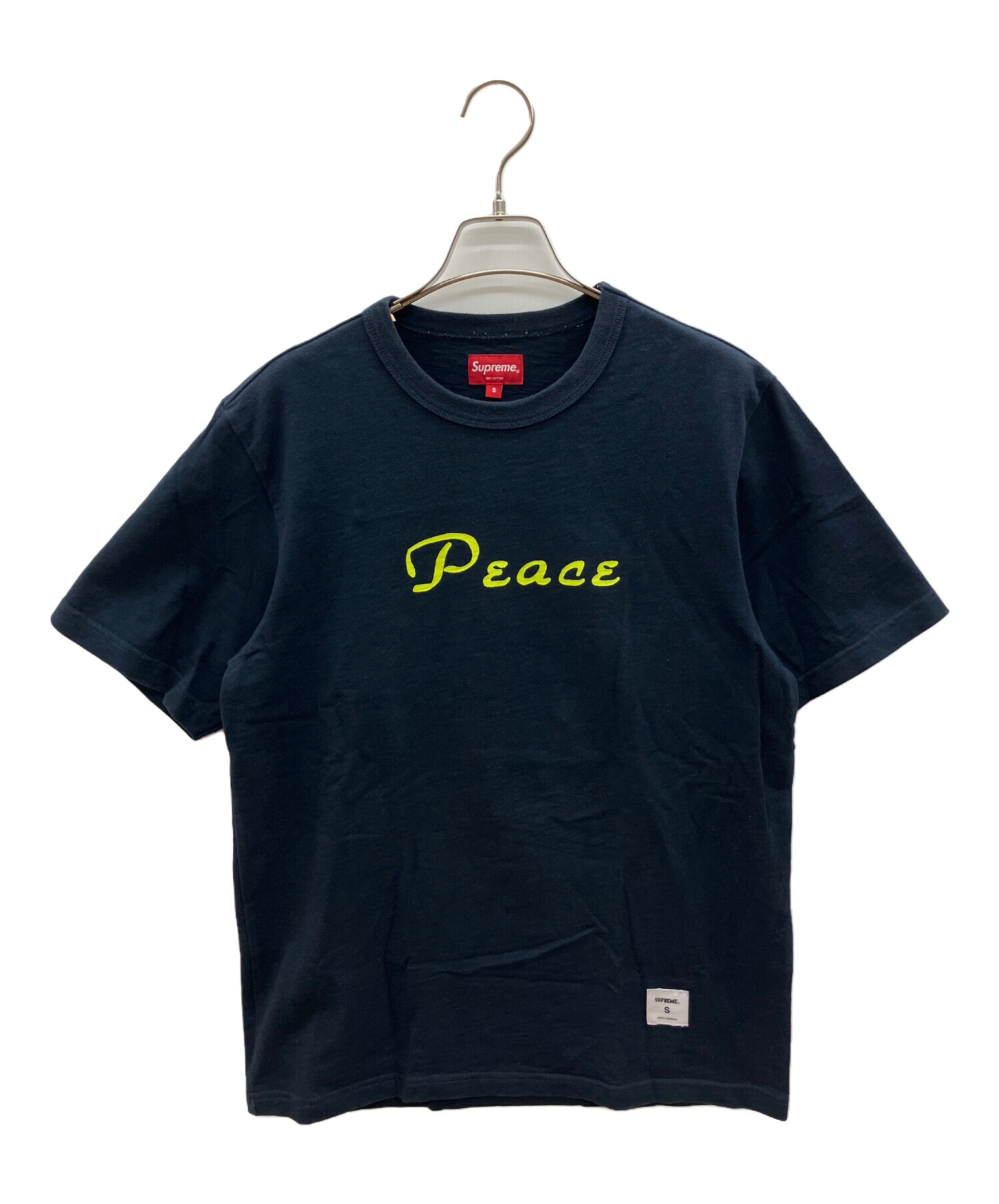 中古・古着通販】SUPREME (シュプリーム) 半袖カットソー ネイビー