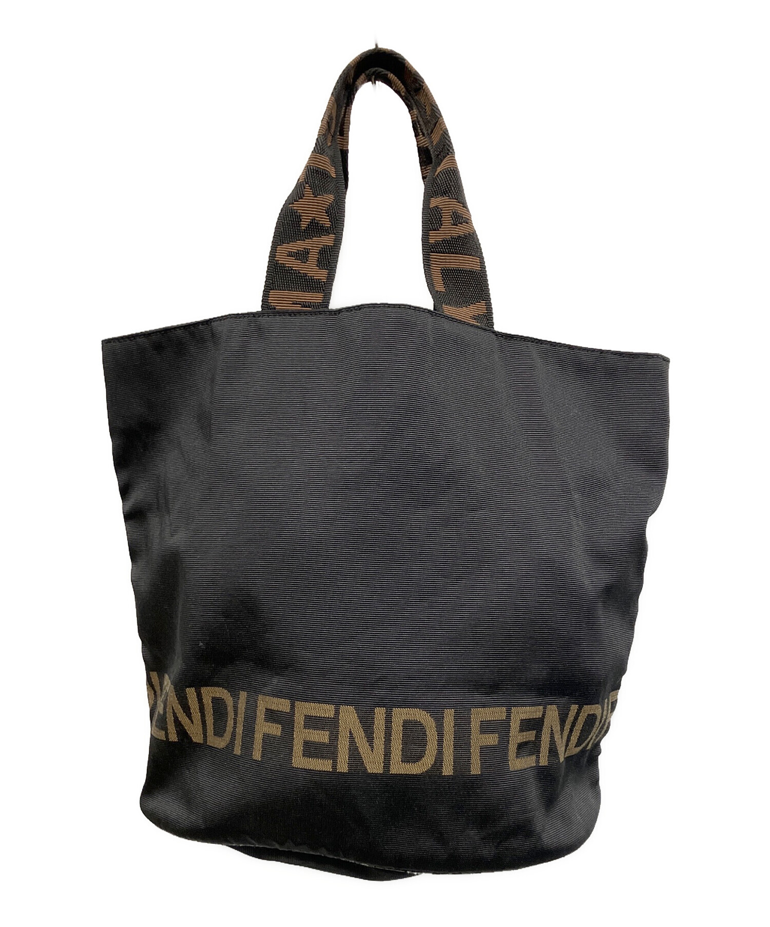FENDI フェンディ トートバッグ レディース 【古着】【中古】 中古・古着通販】FENDI (フェンディ) トートバッグ ブラック｜ブランド