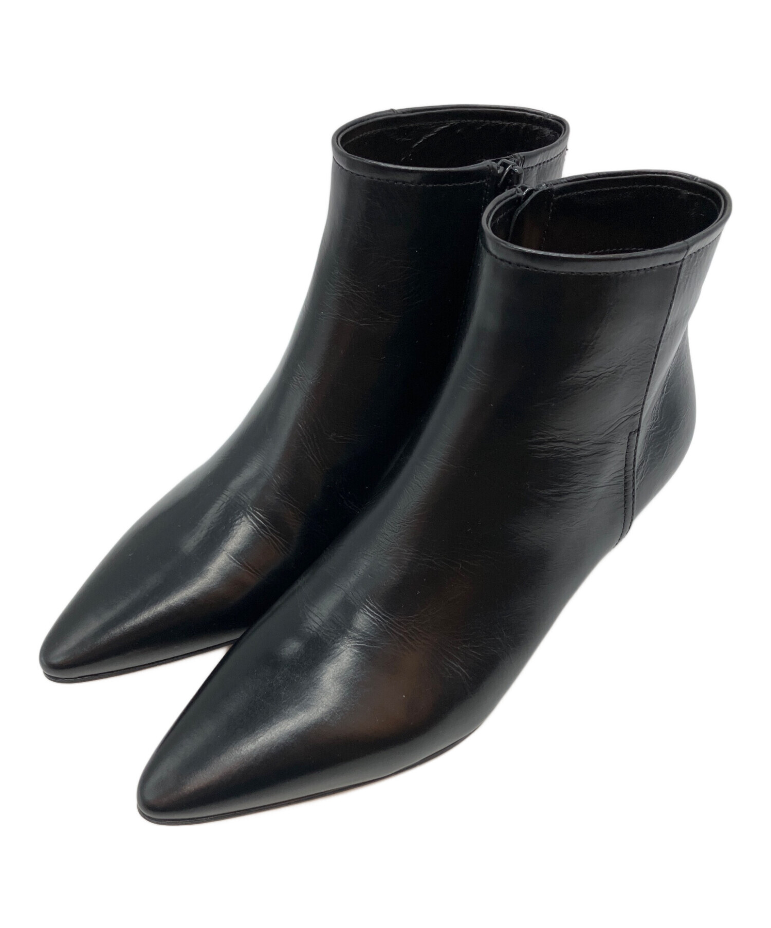 中古・古着通販】PELLICO (ペリーコ) ショートブーツ ブラック サイズ