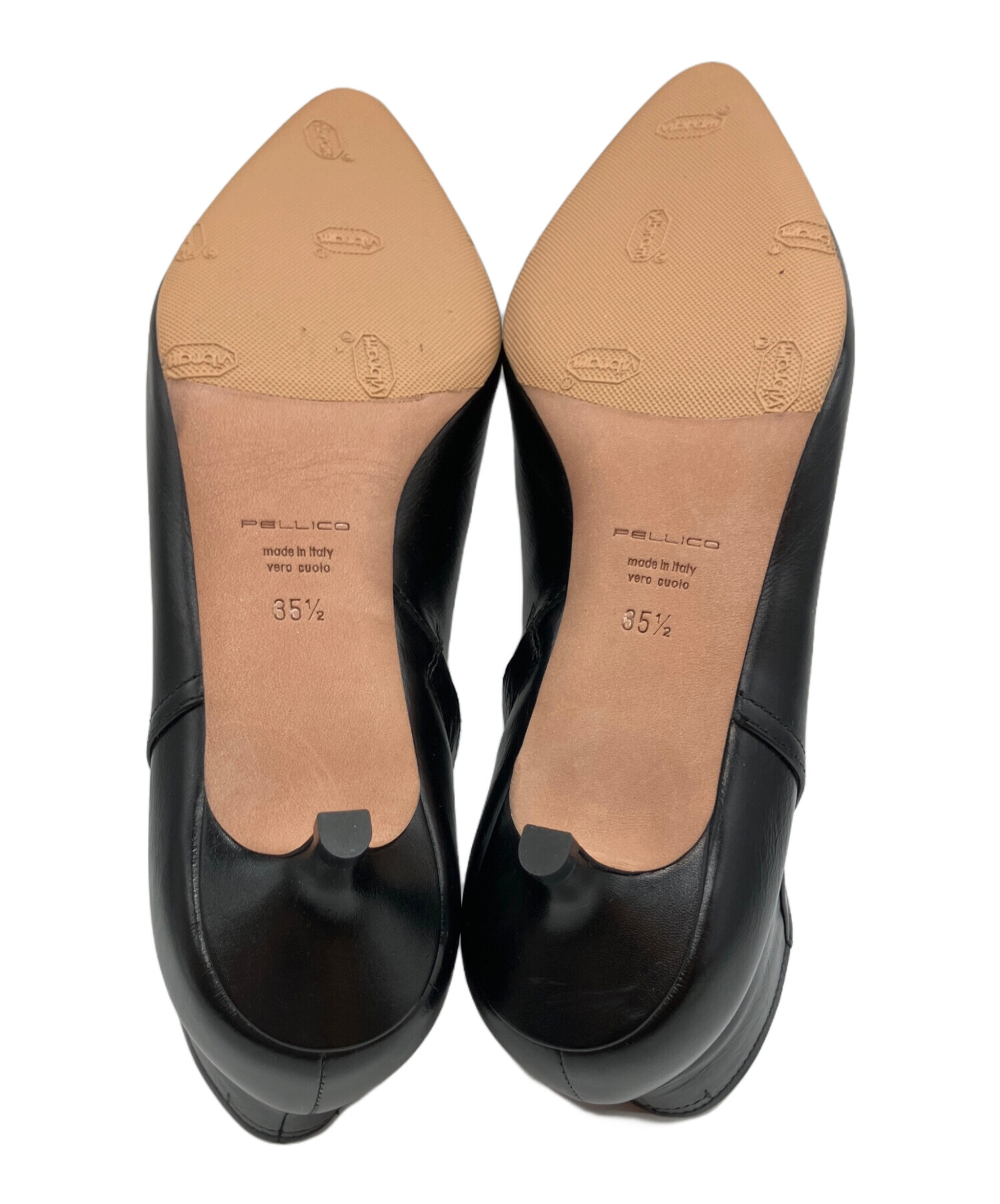 中古・古着通販】PELLICO (ペリーコ) ショートブーツ ブラック サイズ