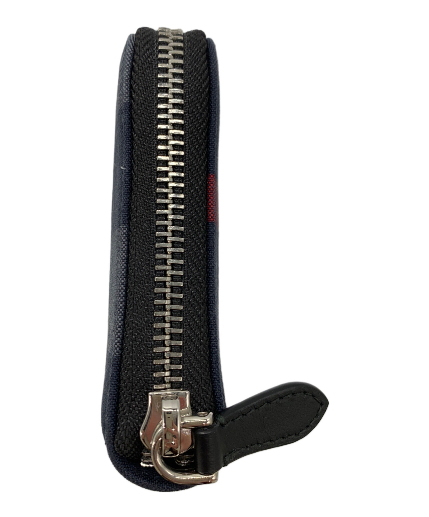 中古・古着通販】BURBERRY (バーバリー) 長財布 ネイビー×グレー