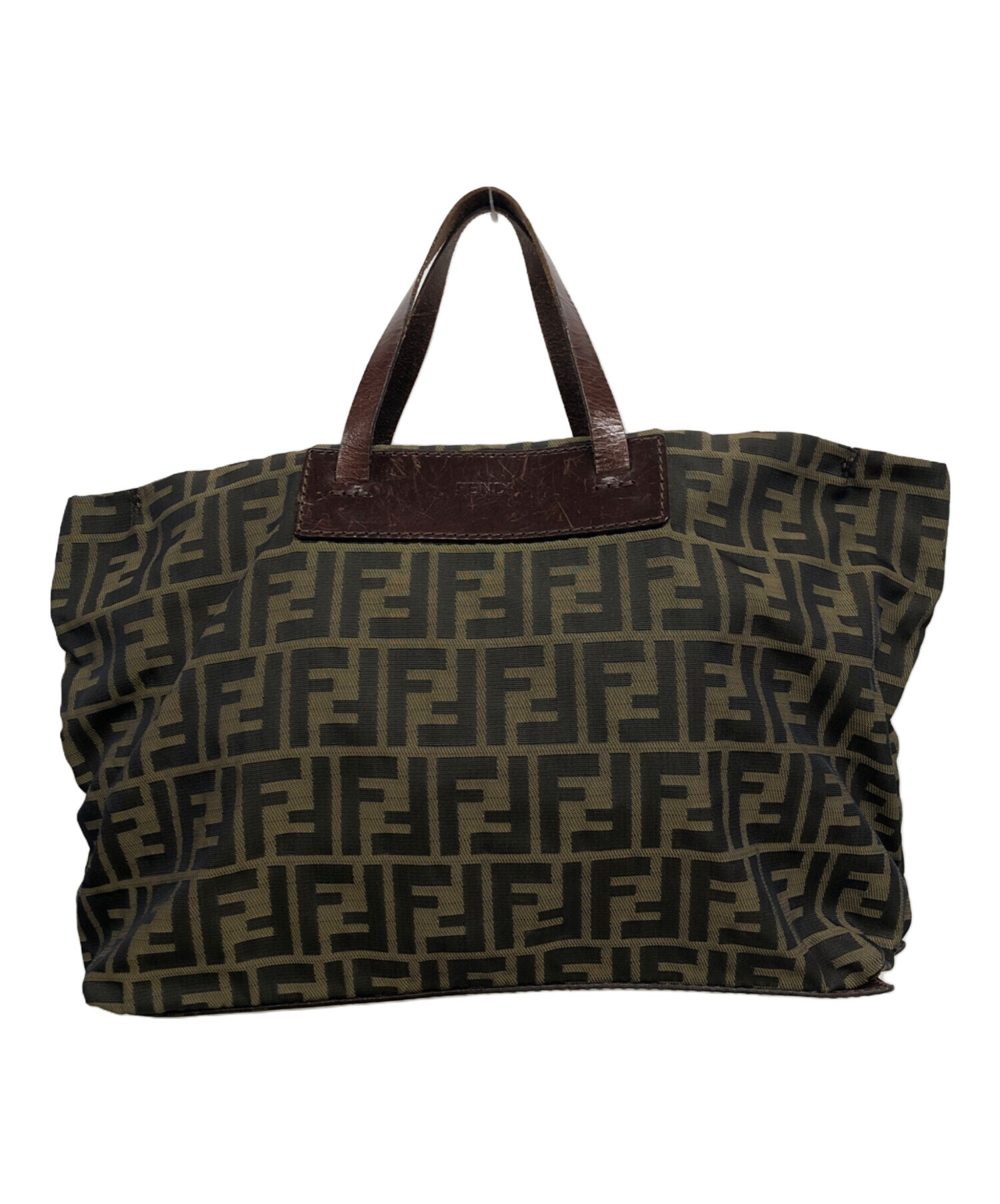 中古・古着通販】FENDI (フェンディ) トートバッグ ベージュ×ブラック