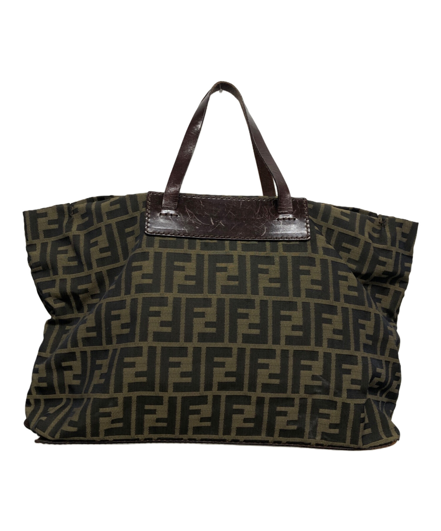 中古・古着通販】FENDI (フェンディ) トートバッグ ベージュ×ブラック