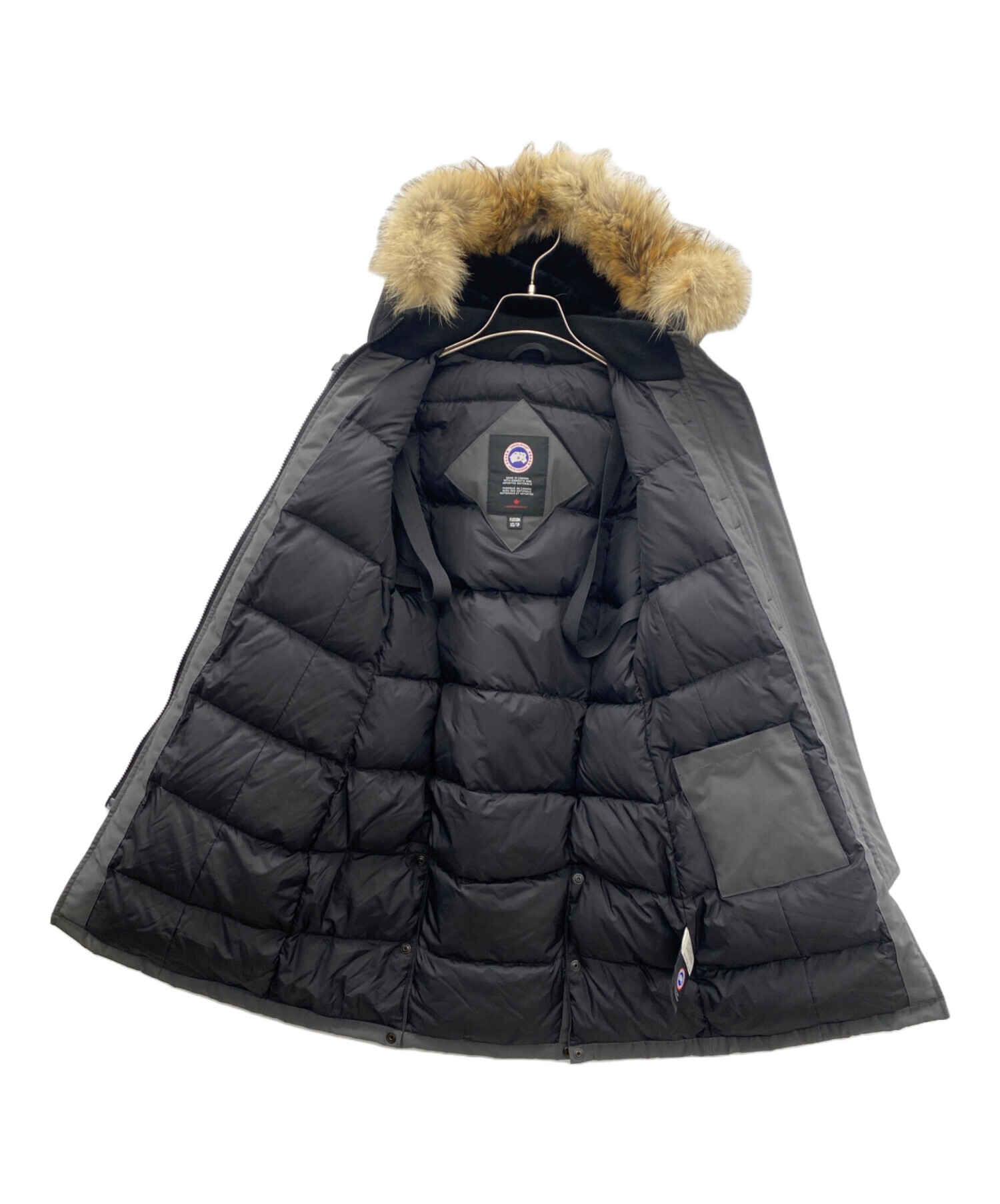 中古・古着通販】CANADA GOOSE (カナダグース) ダウンコート グレー