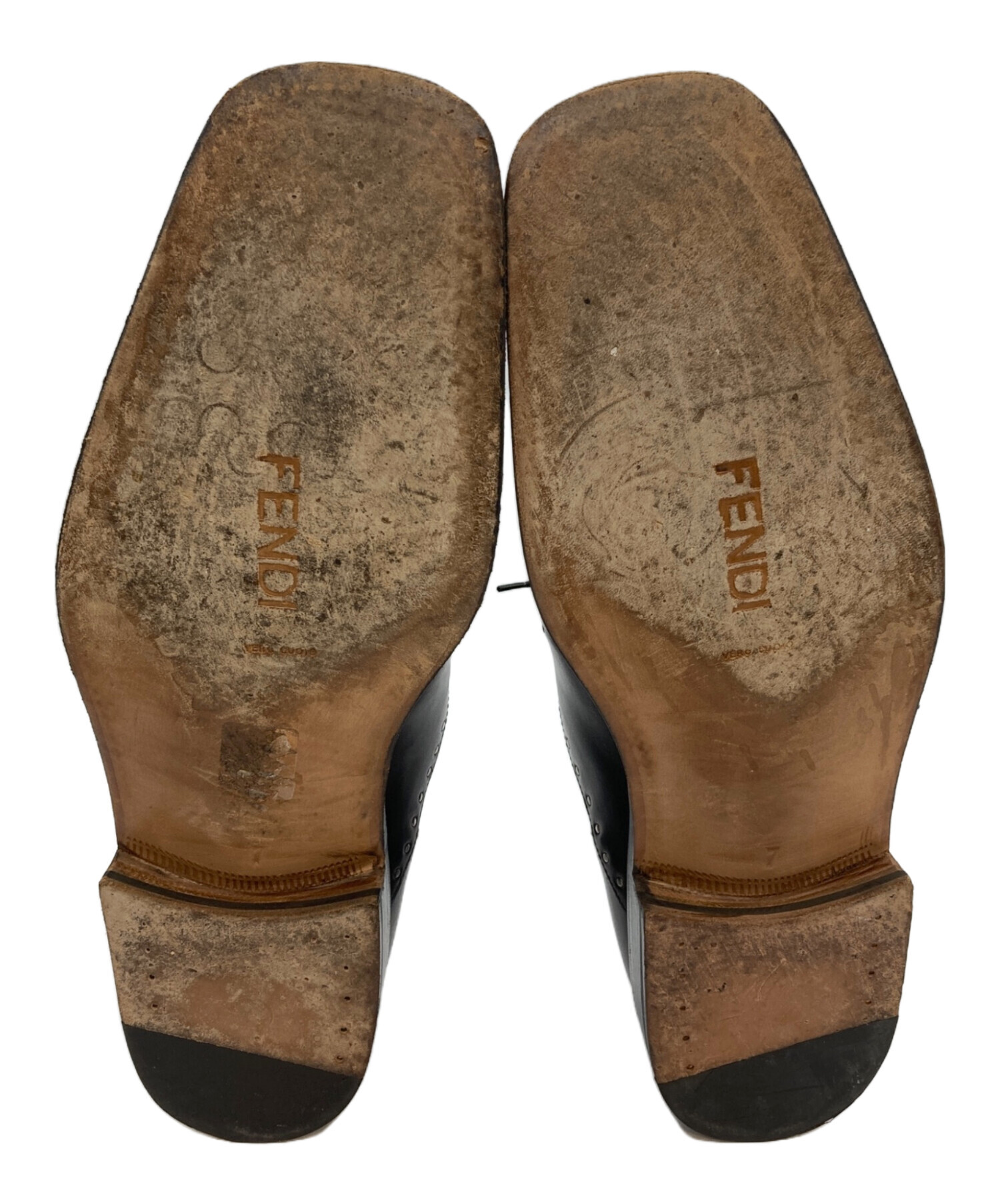 中古・古着通販】FENDI (フェンディ) スタッズシューズ ブラック