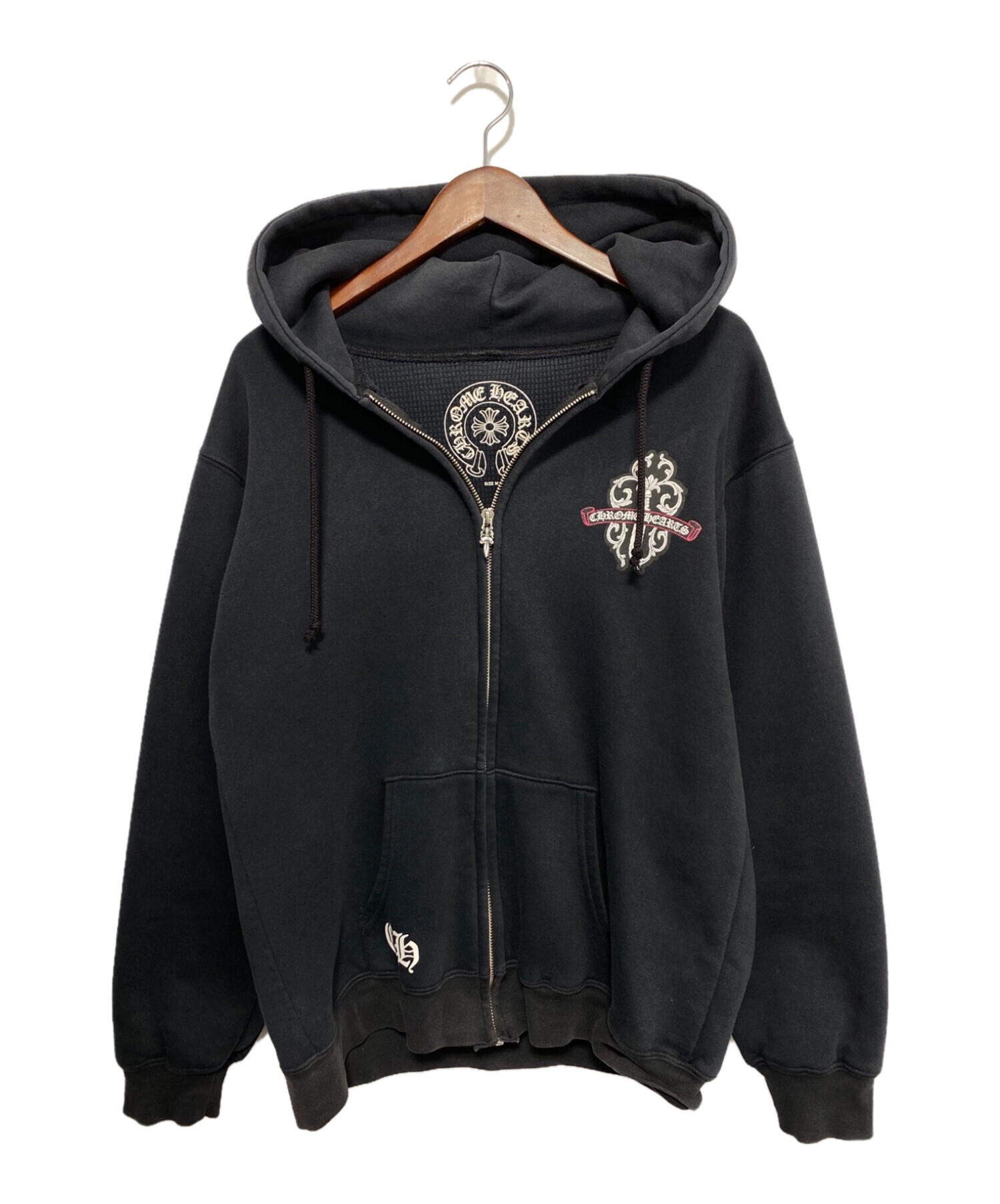 中古・古着通販】CHROME HEARTS (クロムハーツ) ジップパーカー サイズ