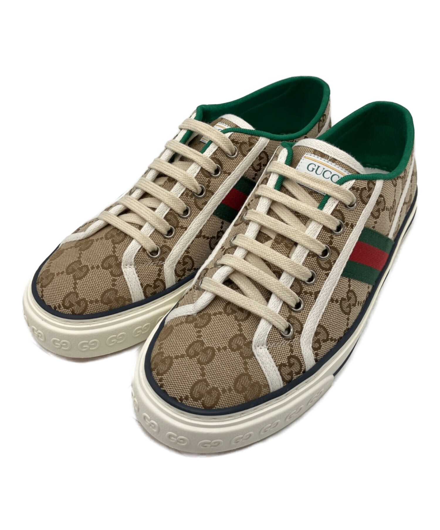 中古・古着通販】GUCCI (グッチ) スニーカー ベージュ サイズ:6+