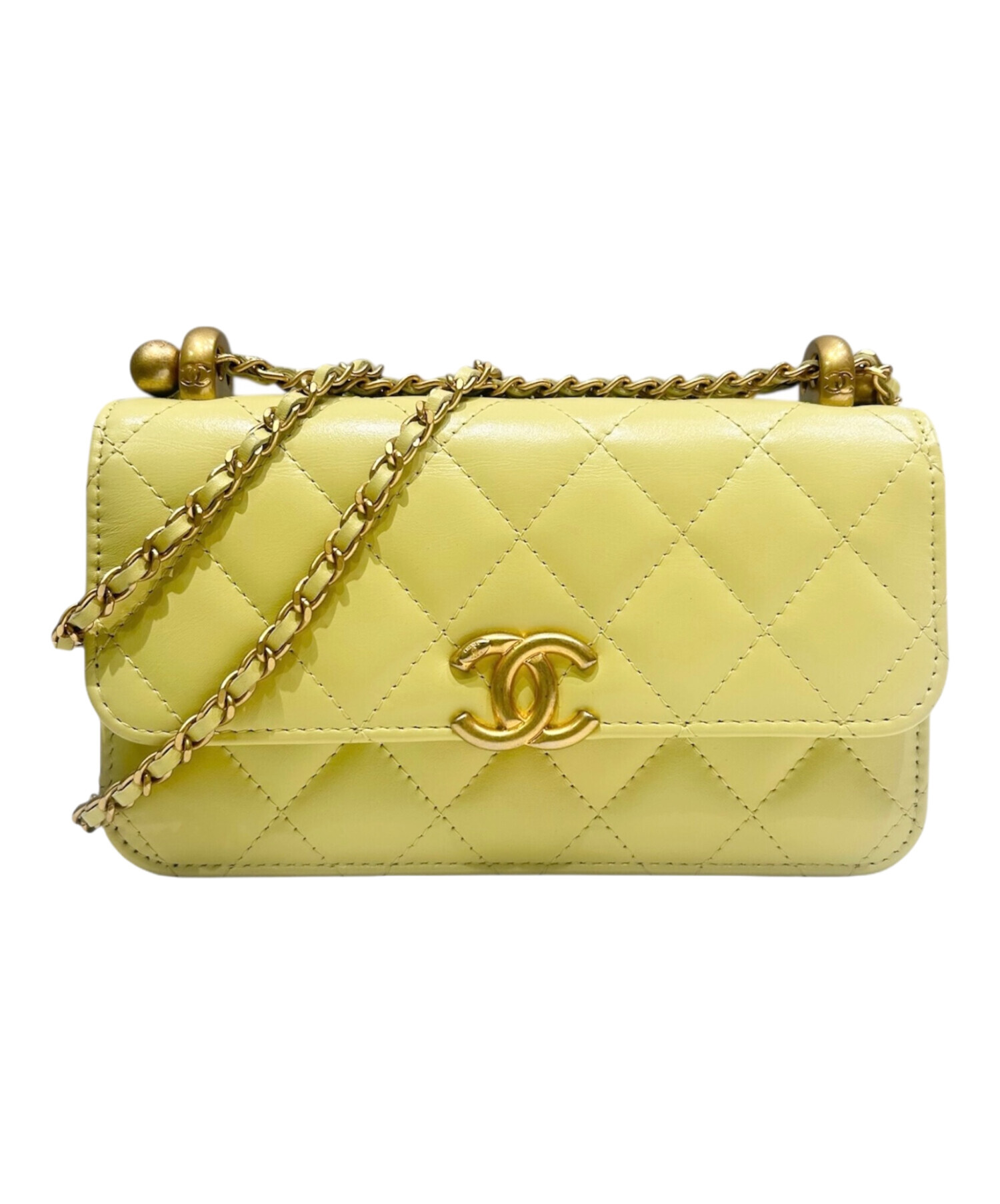 中古・古着通販】CHANEL (シャネル) マトラッセチェーンウォレット