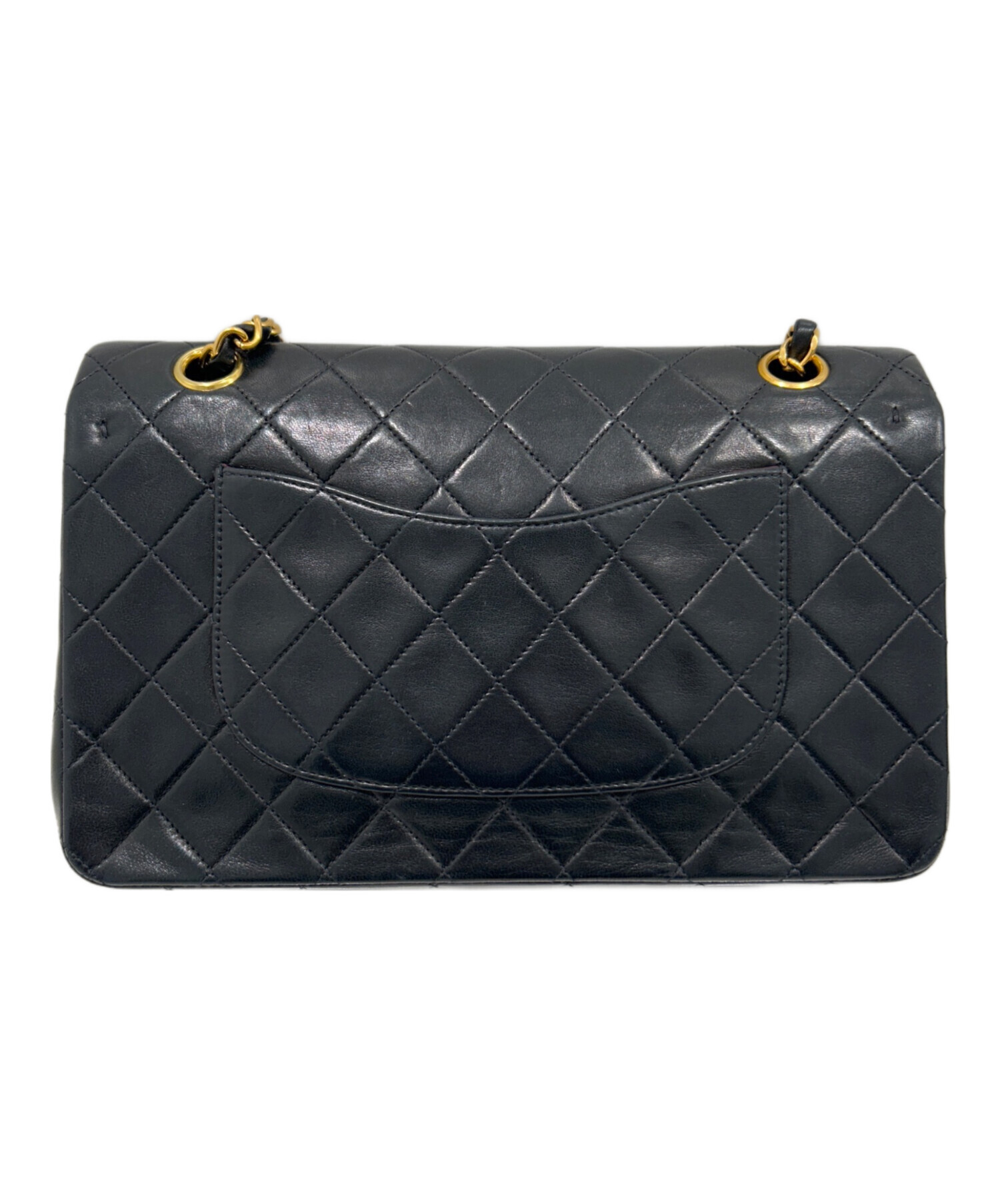 中古・古着通販】CHANEL (シャネル) マトラッセ25/ブラック/チェーン