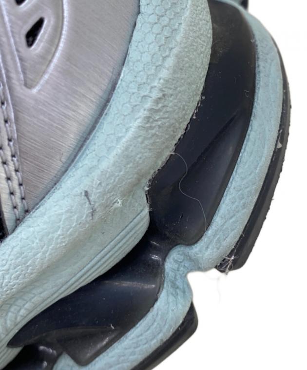 中古・古着通販】asics (アシックス) スニーカー グリーン×シルバー