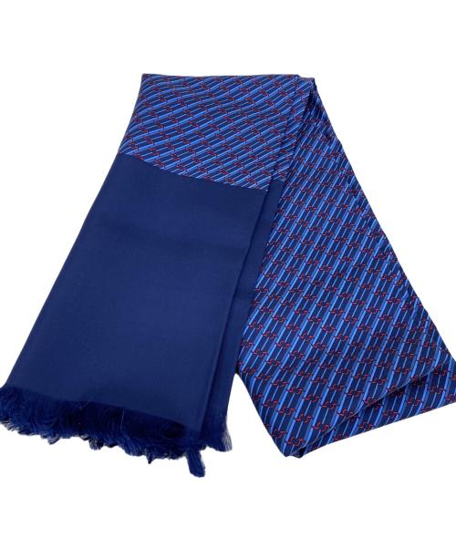 中古・古着通販】HERMES (エルメス) ストール ブルー｜ブランド・古着