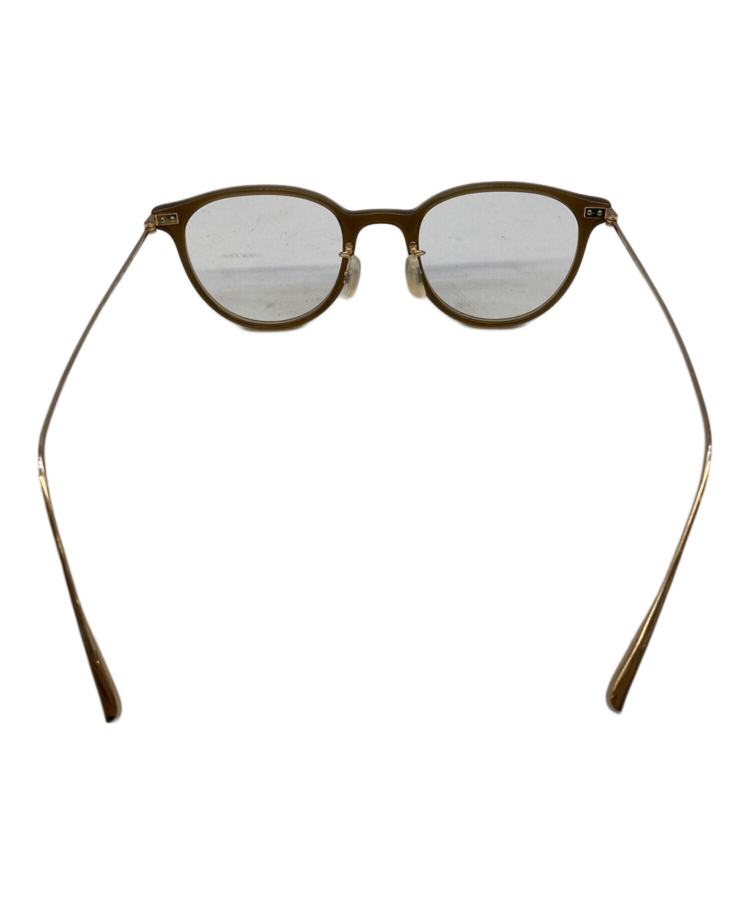 中古・古着通販】EYEVAN (アイヴァン) 伊達眼鏡 ベージュ サイズ:46