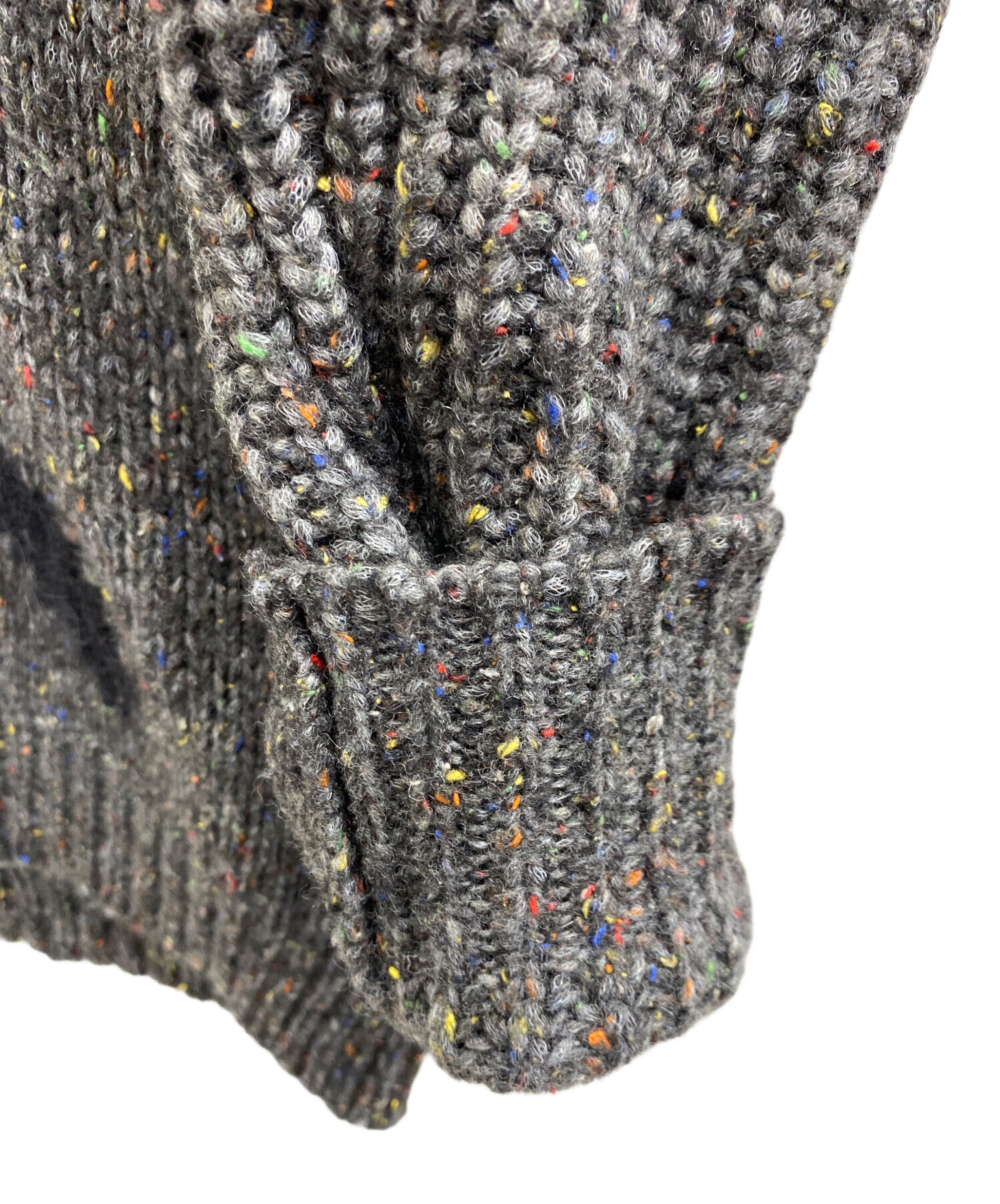 中古・古着通販】N°21 (ヌメロヴェントゥーノ) 厚手ニット グレー