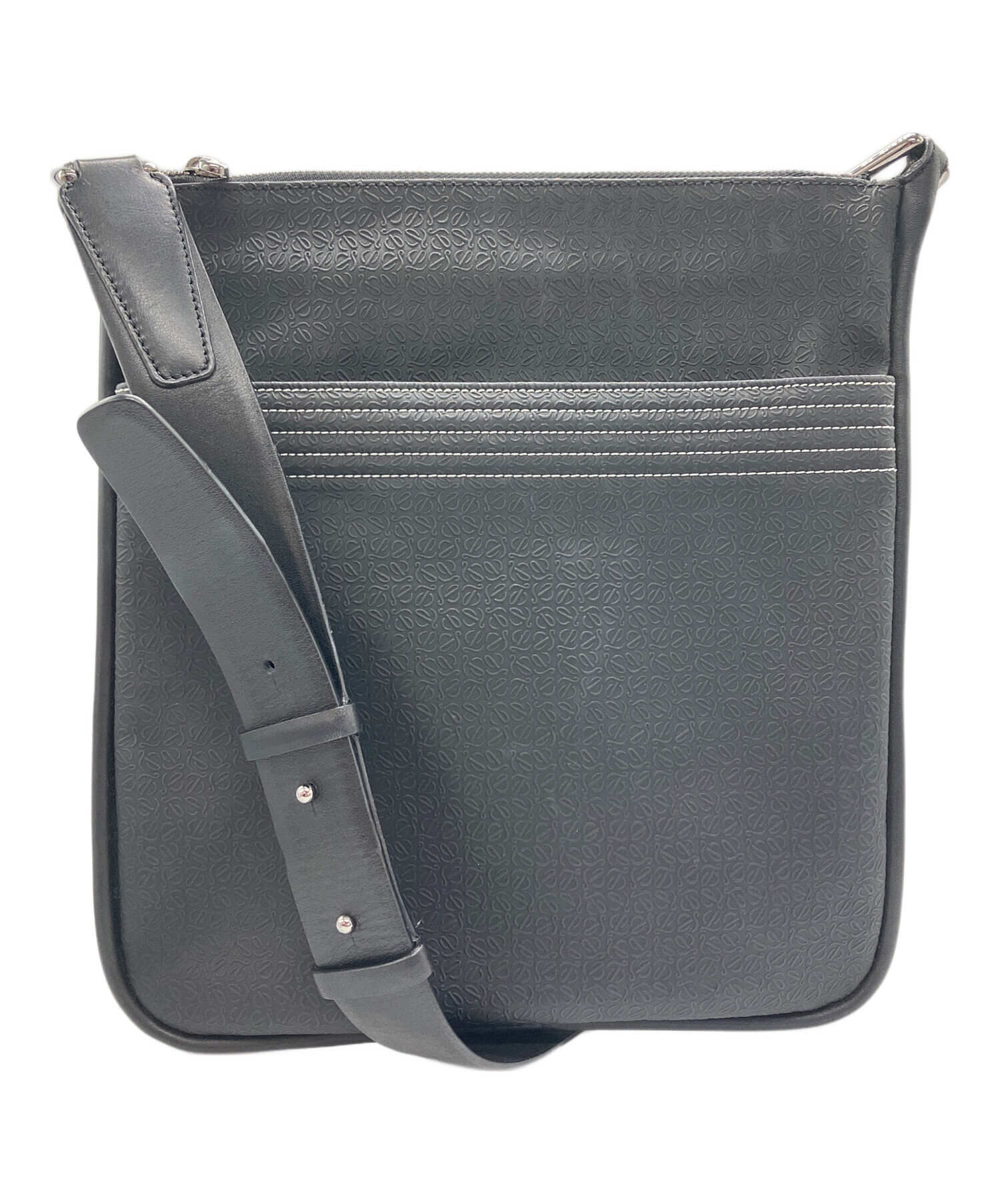 中古・古着通販】LOEWE (ロエベ) ショルダーバッグ ブラック｜ブランド