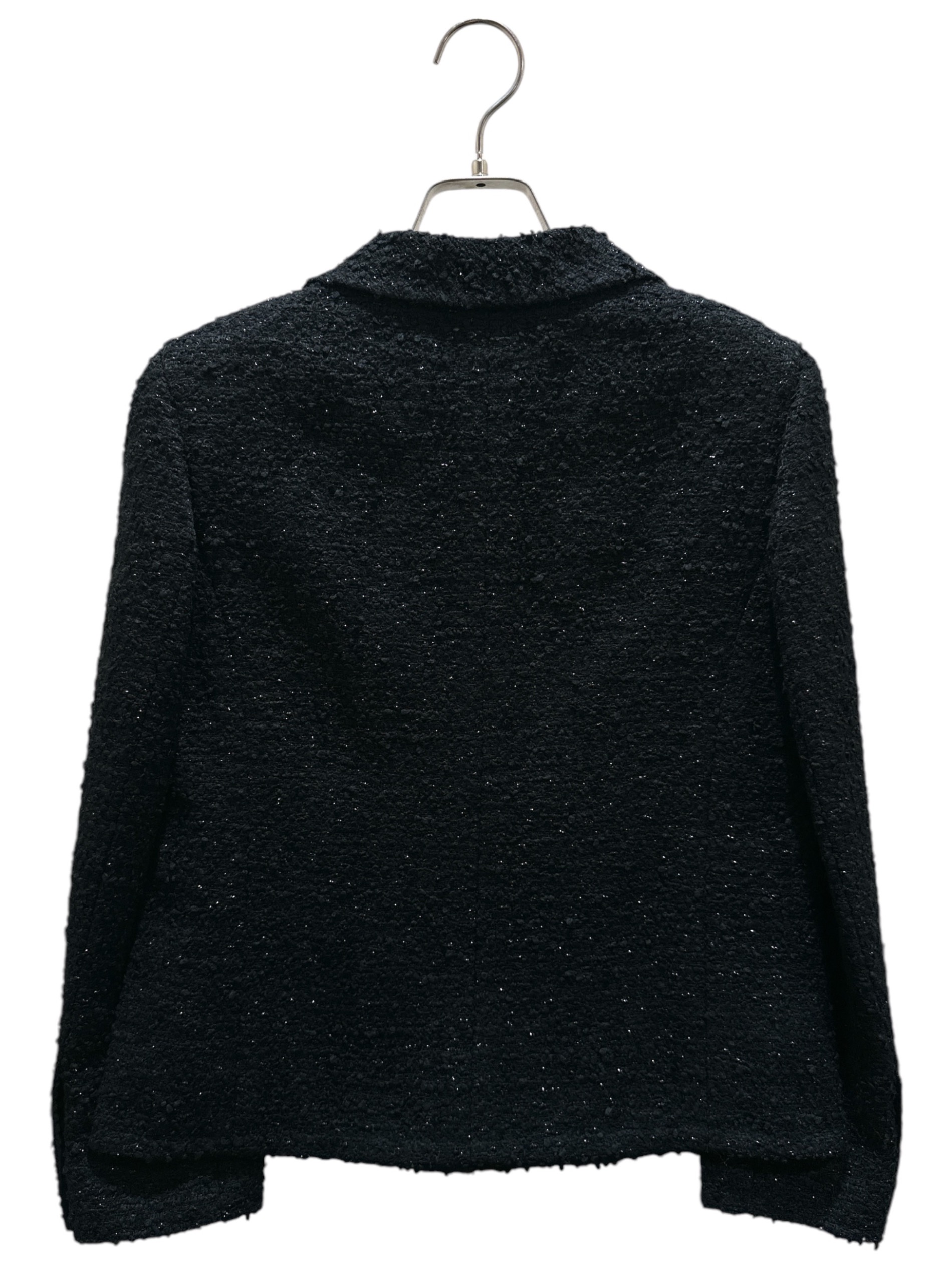 中古・古着通販】CHANEL (シャネル) ツイードジャケット ブラック