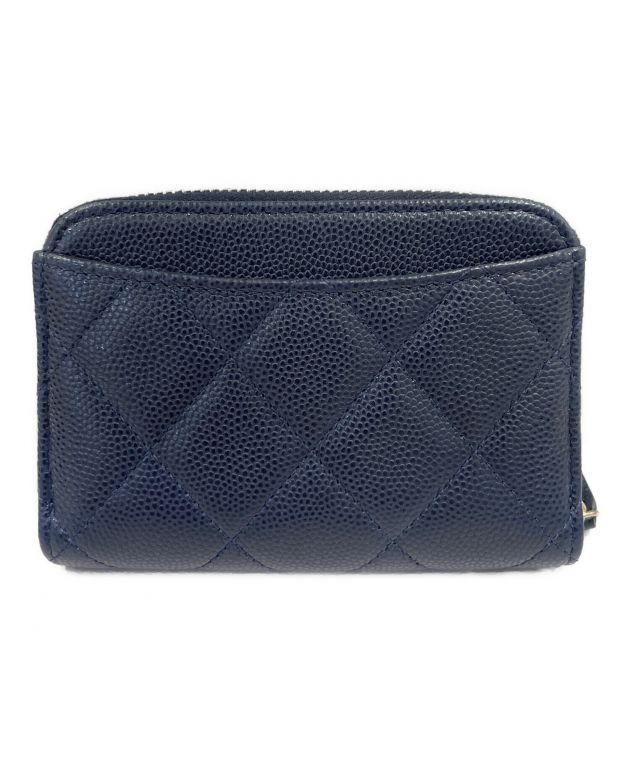 中古・古着通販】CHANEL (シャネル) コインケース ネイビー｜ブランド