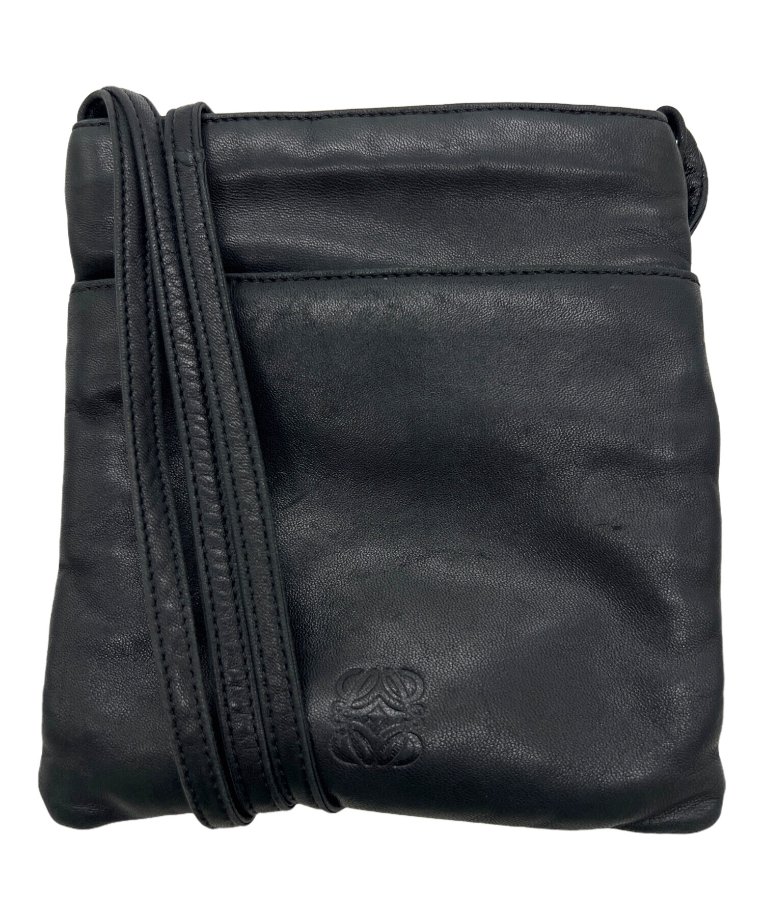 中古・古着通販】LOEWE (ロエベ) ショルダーバッグ ブラック｜ブランド