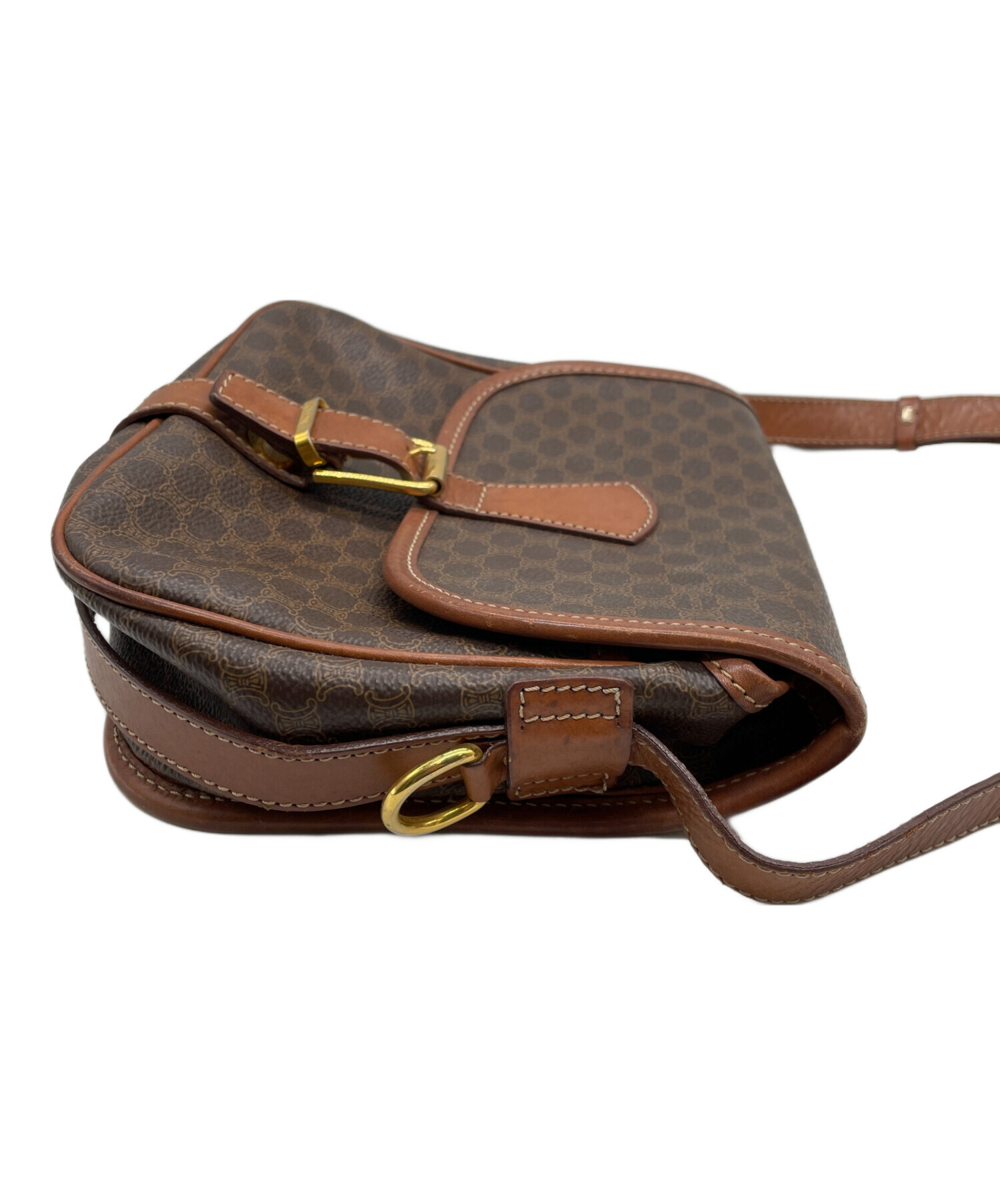 中古・古着通販】CELINE (セリーヌ) ショルダーバッグ ブラウン