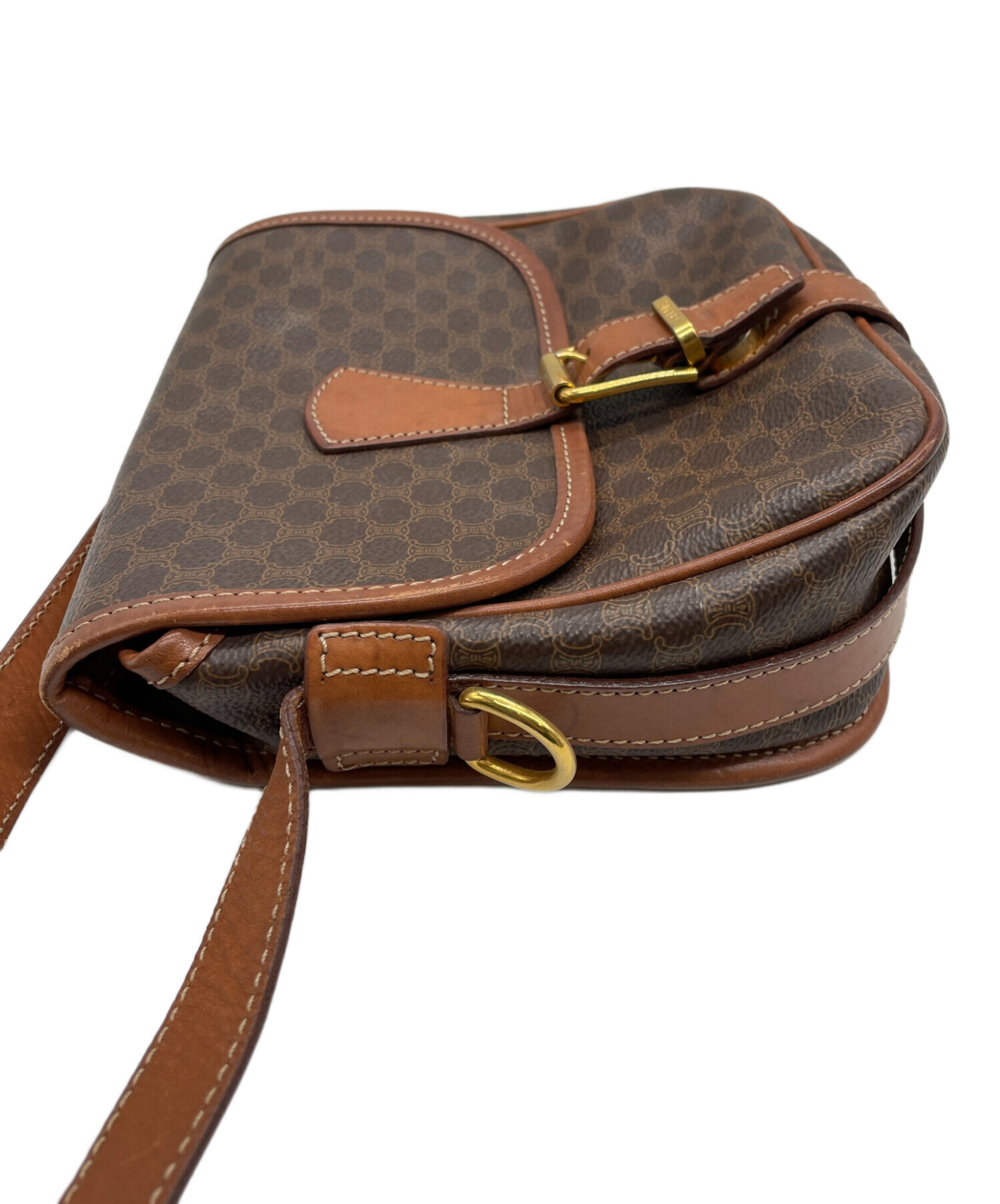 中古・古着通販】CELINE (セリーヌ) ショルダーバッグ ブラウン