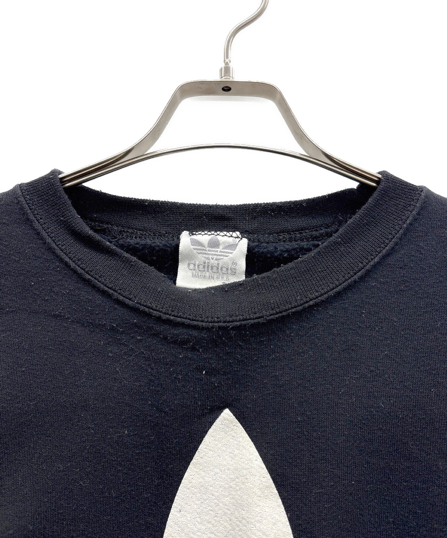 中古・古着通販】adidas (アディダス) 裏起毛スウェット ブラック