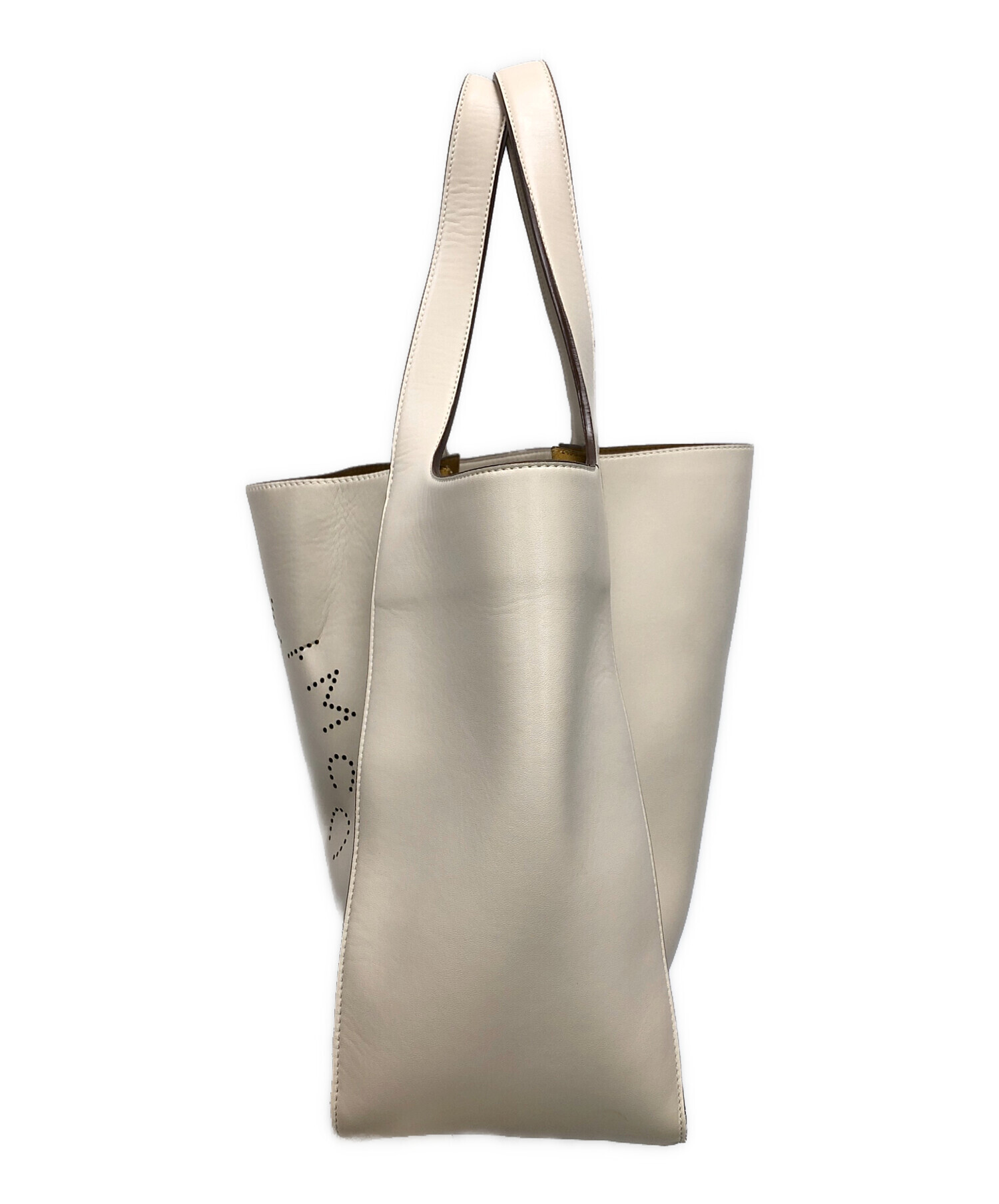 ステラマッカートニー Stella McCartney  ロゴ  ハンドバッグ ポリエステル レディース  中古 中古・古着通販】STELLA McCARTNEY (ステラマッカートニー) ステラ