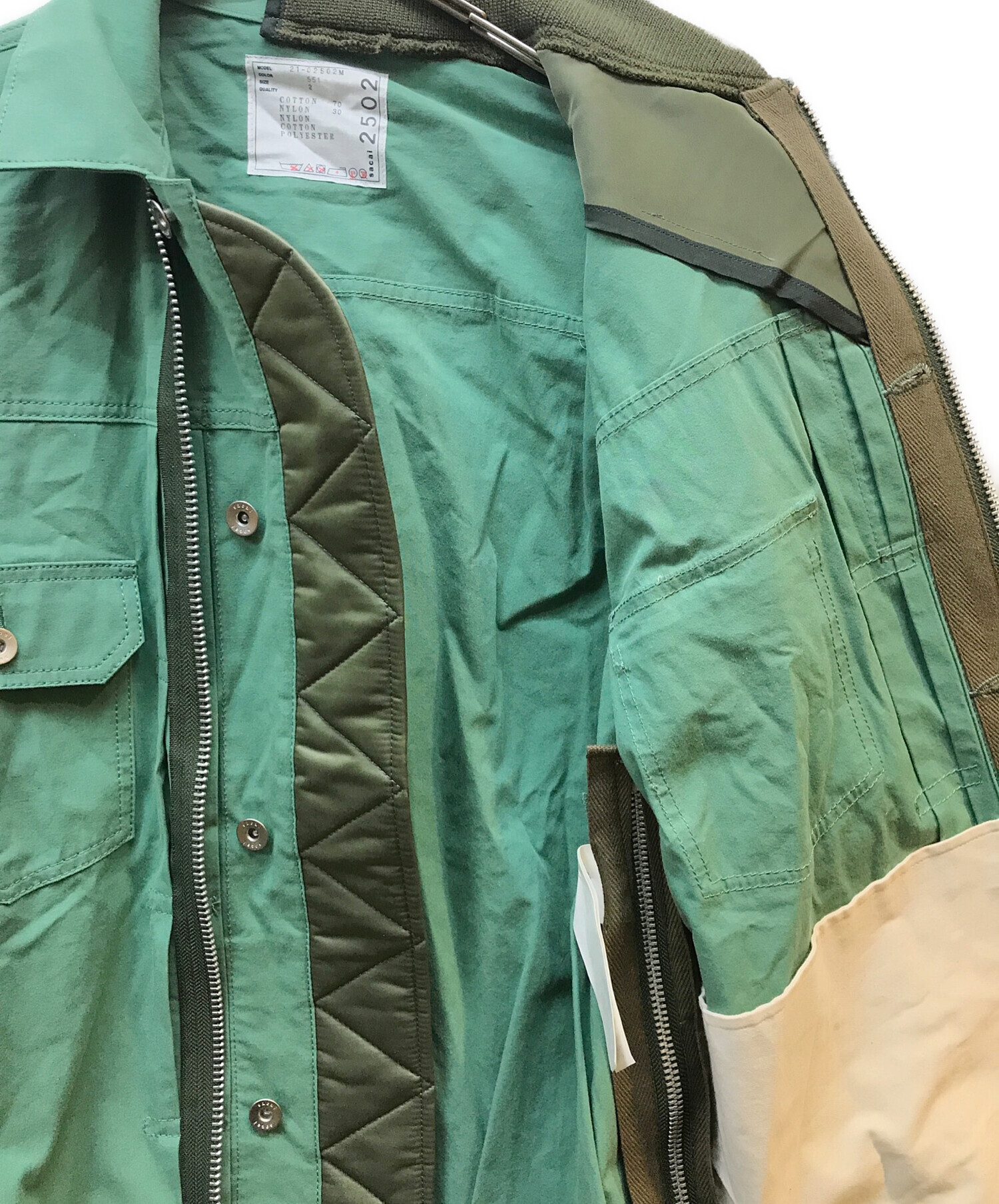 中古・古着通販】sacai (サカイ) COTTON NYLON OXFORD BLOUSON