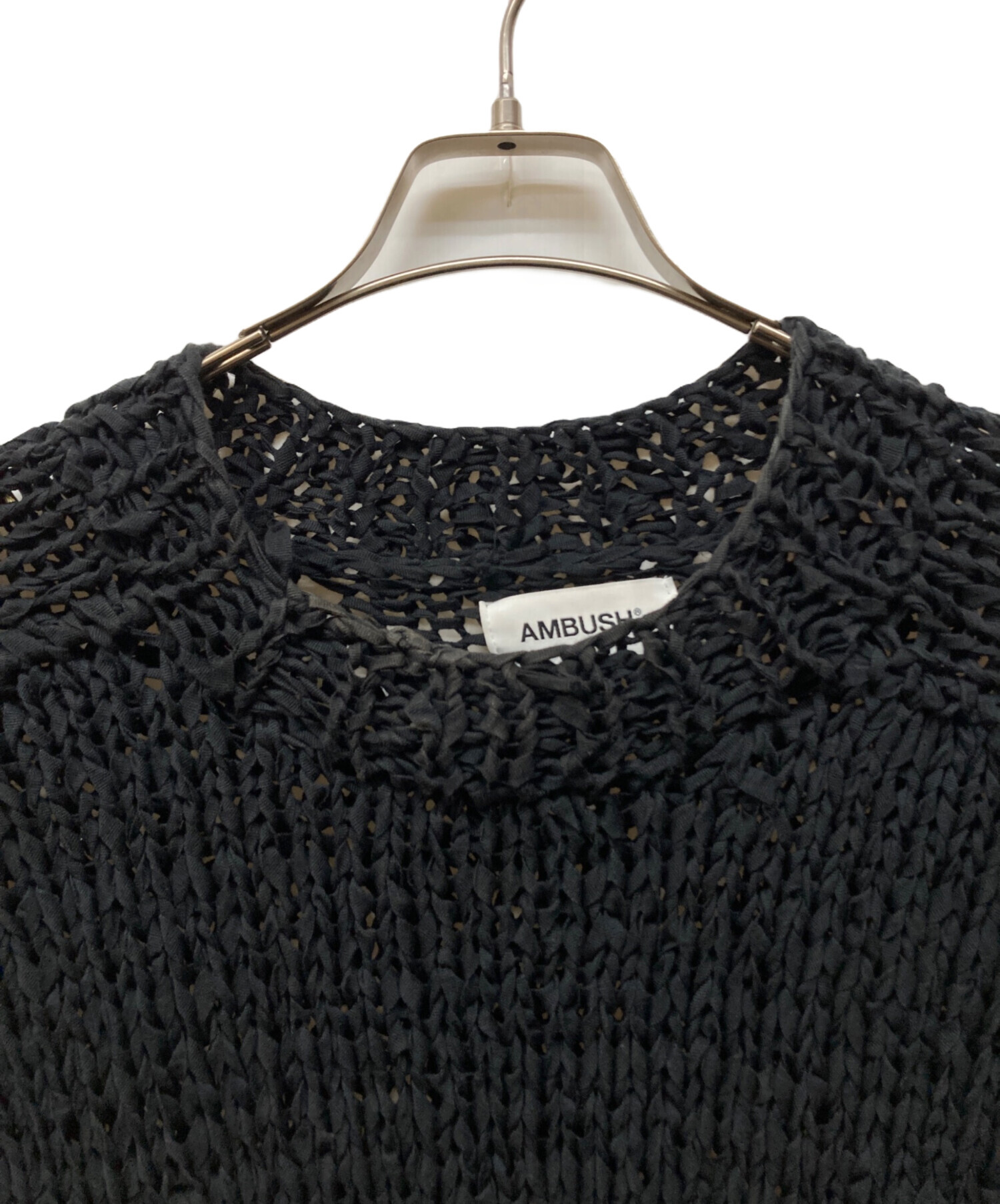 中古・古着通販】AMBUSH (アンブッシュ) N.E.R.D. SWEATER ブラック