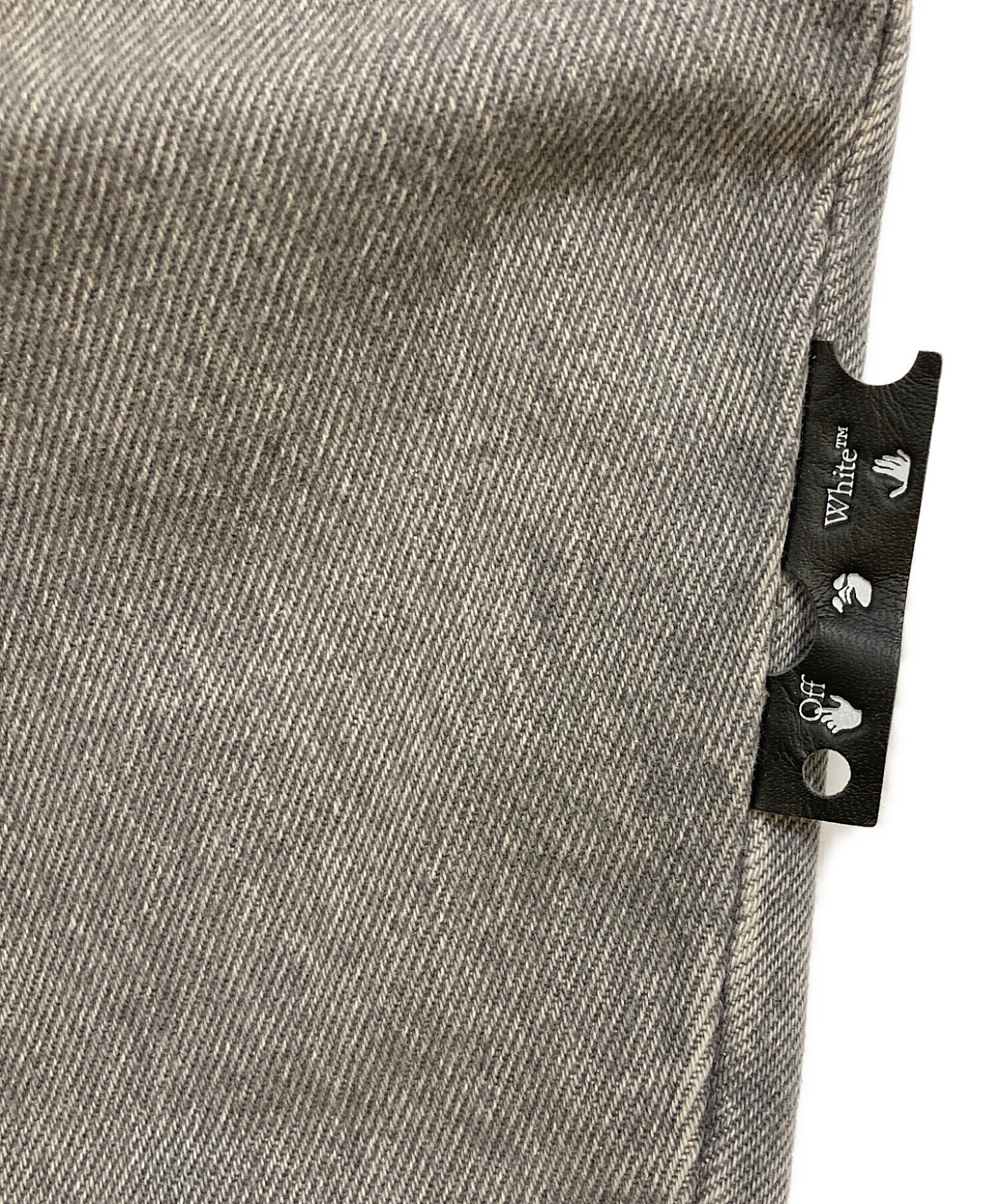 中古・古着通販】OFFWHITE (オフホワイト) カーブデニムパンツ