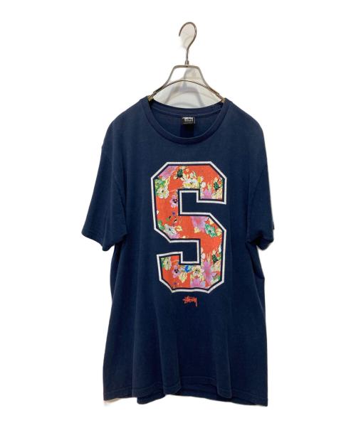 中古・古着通販】stussy (ステューシー) プリントTシャツ ネイビー