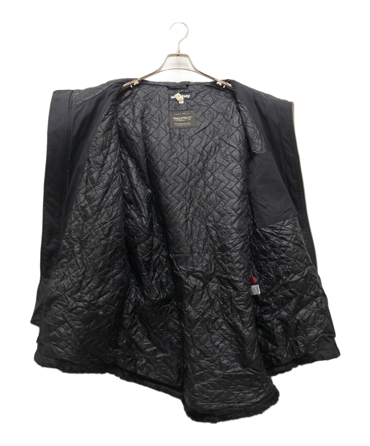 中古・古着通販】MONITALY (モニタリー) Kodiac Fur Coat ブラック