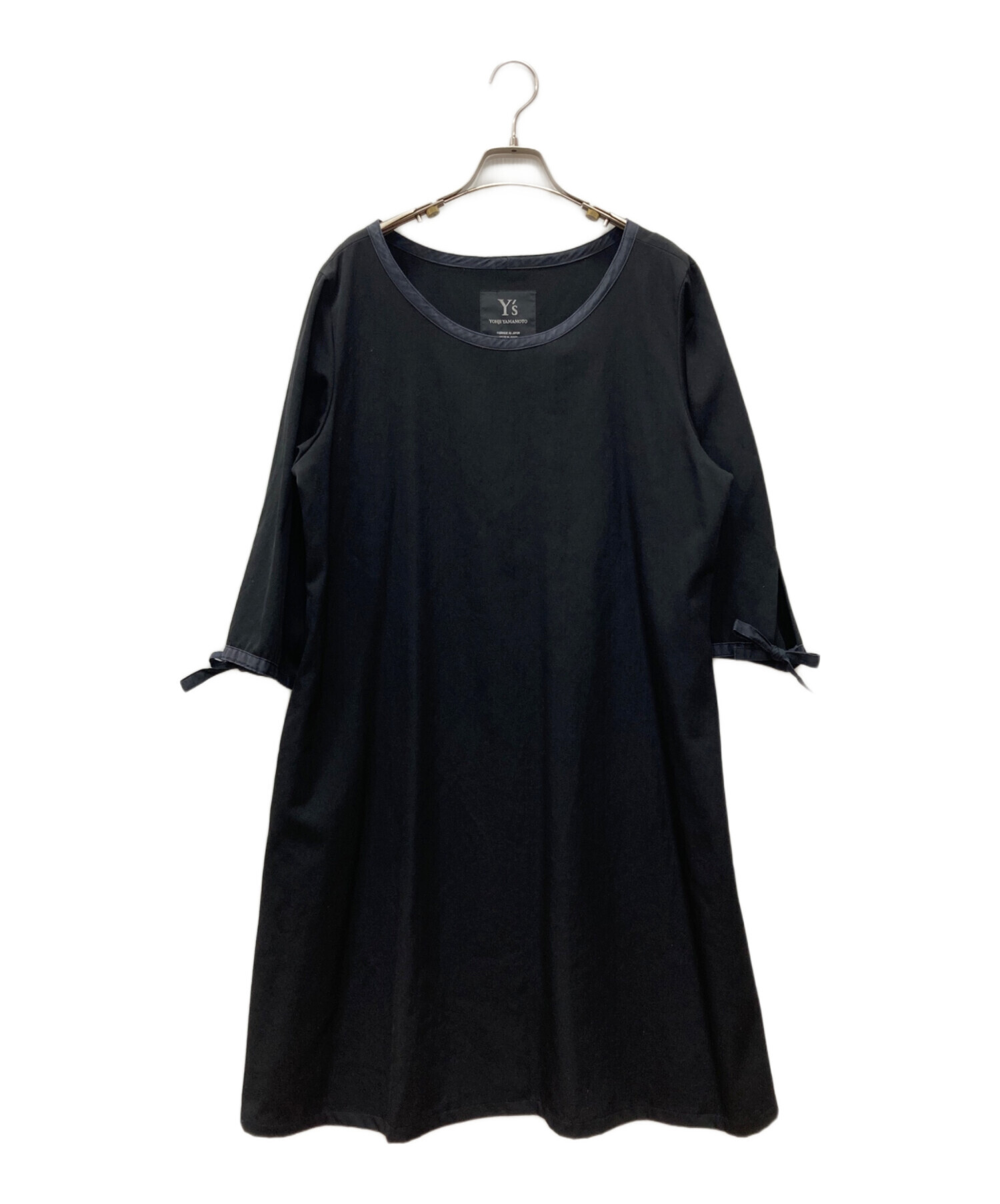 中古・古着通販】Y's (ワイズ) ブラウスワンピース ネイビー サイズ:L