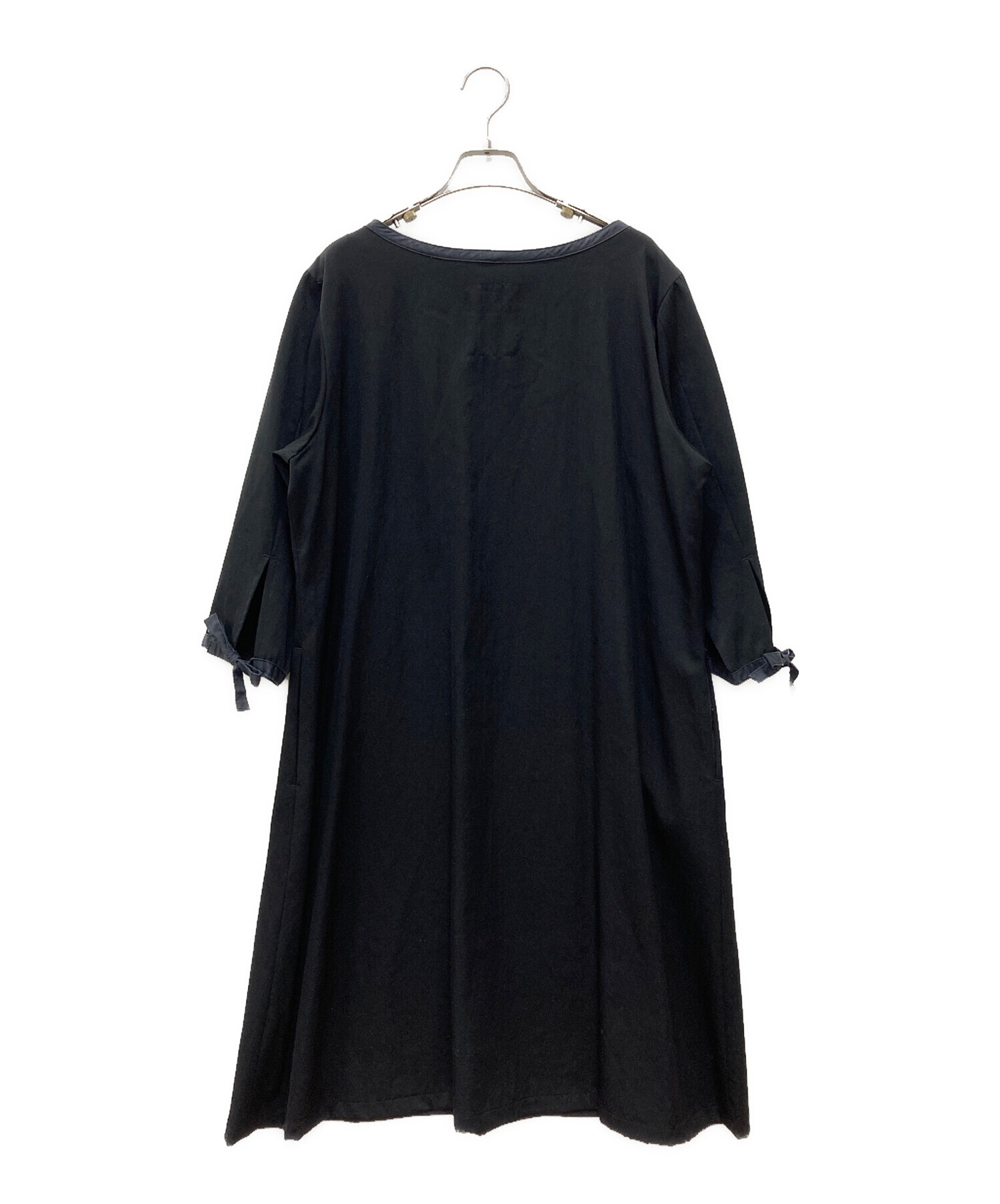 中古・古着通販】Y's (ワイズ) ブラウスワンピース ネイビー サイズ:L