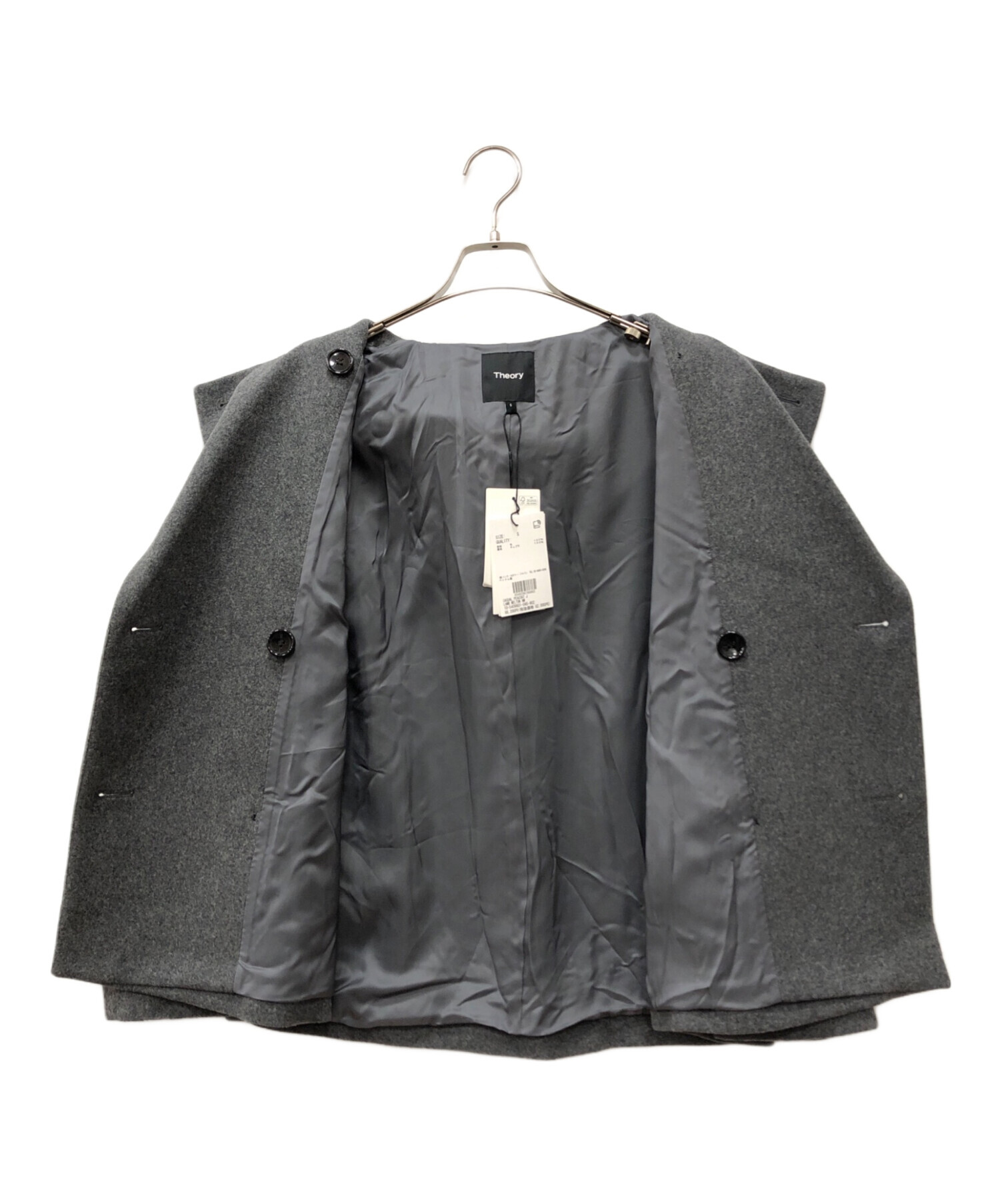 中古・古着通販】theory (セオリー) LUXE NEW DIVIDE CASUAL PEACOAT